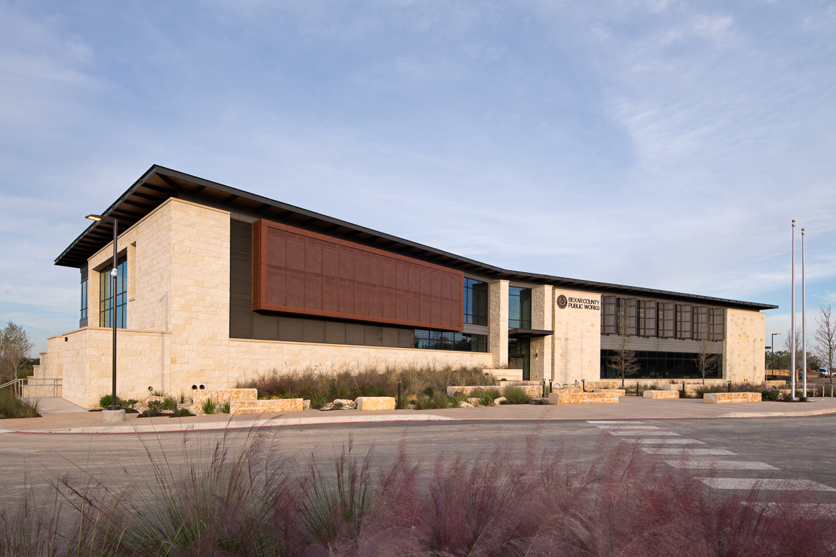 Metal Cladding - Parisian Rust in Bexar County Public Works from Pure ...