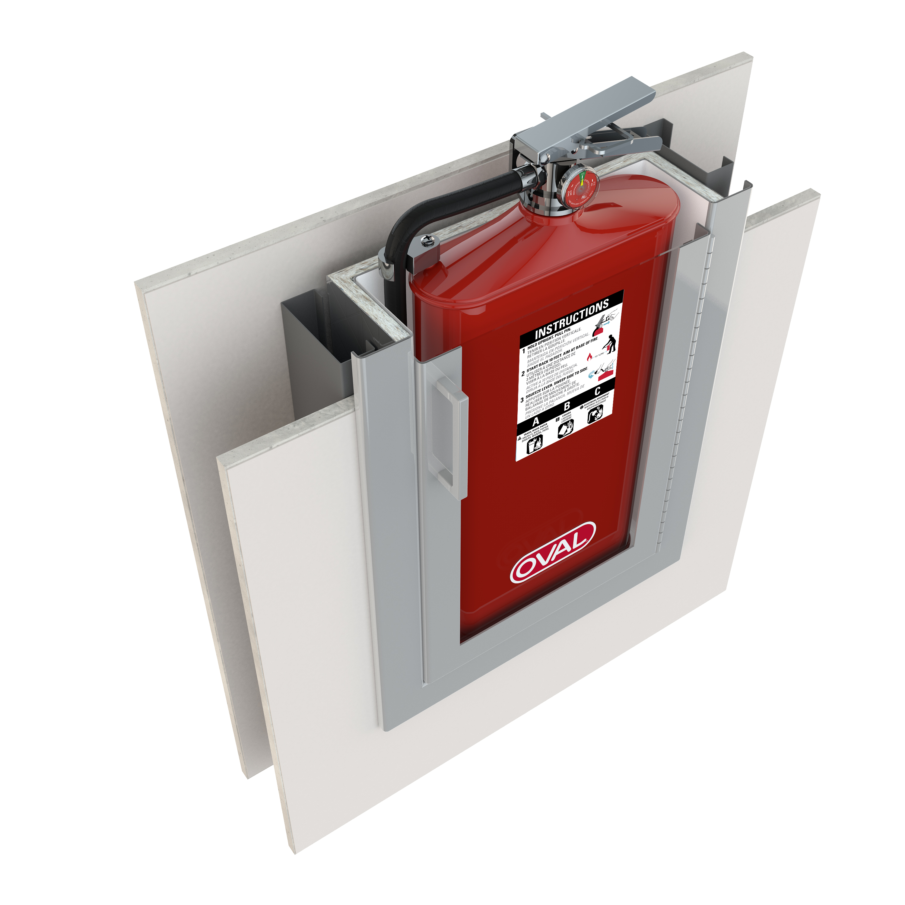 Oval Brand Fire Extinguisher Cabinets from Oval Brand Fire Products ...
