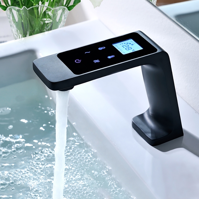 Sierra Digital Touch Commercial Motion Sensor Touchless Faucet in Matte ...
