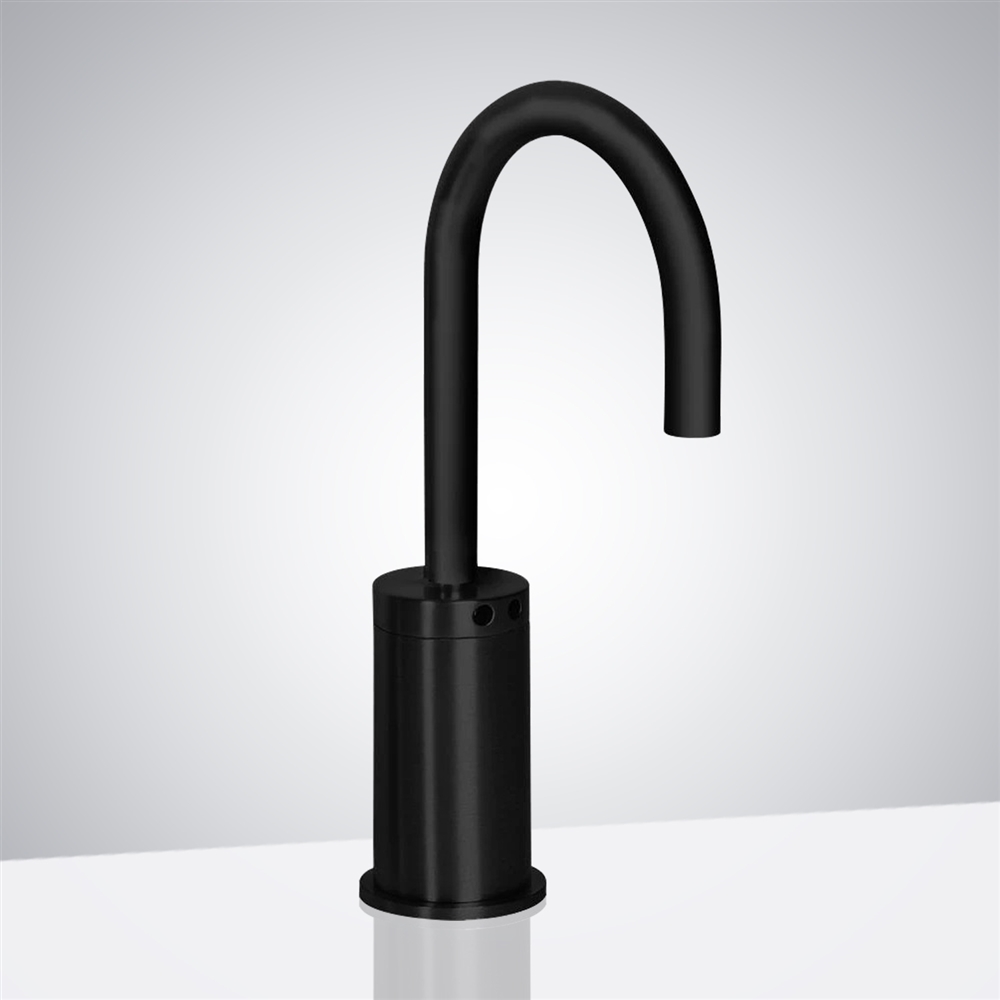 Geneva Gooseneck Commercial Automatic Smart Sensor Faucet in Matte ...