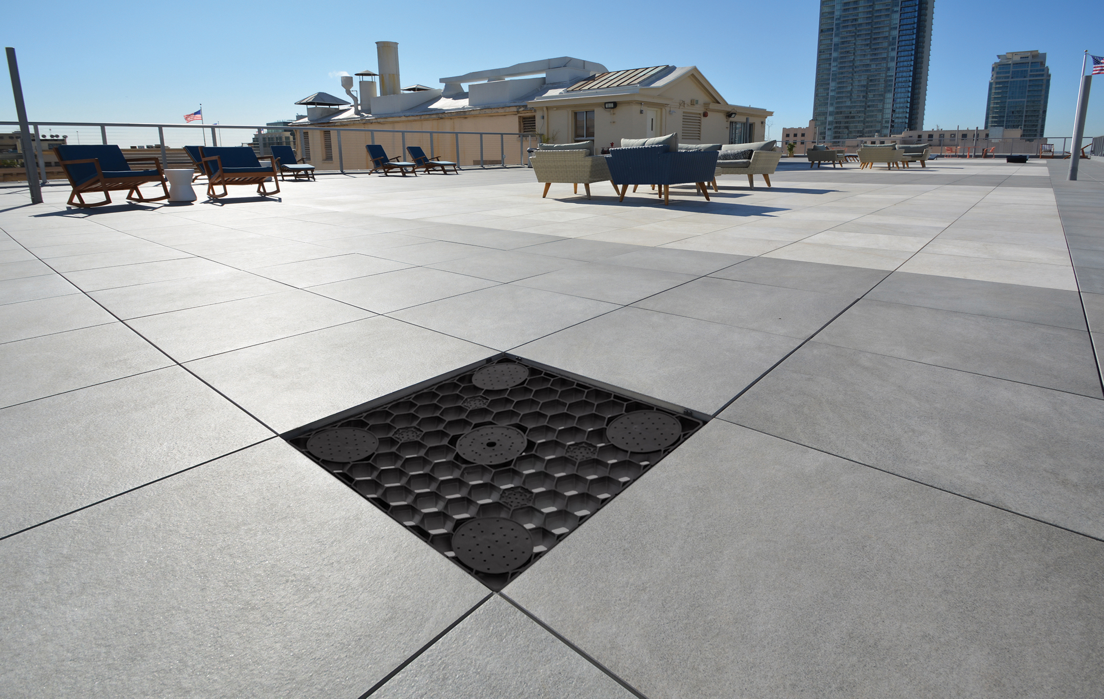 Paver Tray | Wind Uplift & Safety from Tile Tech Pavers - Architizer