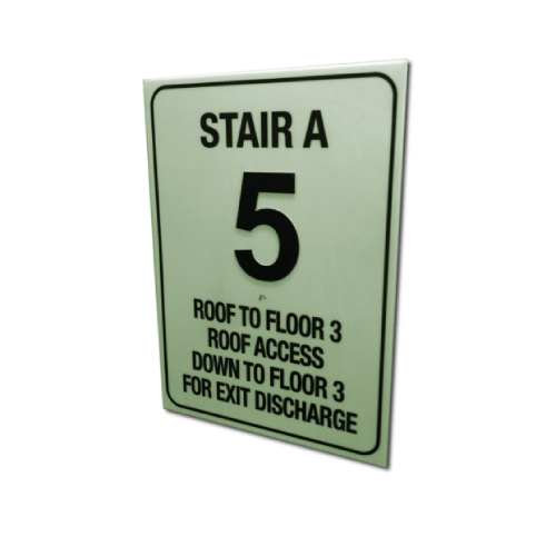 Floor Identification Signs from Ecoglo US - Architizer