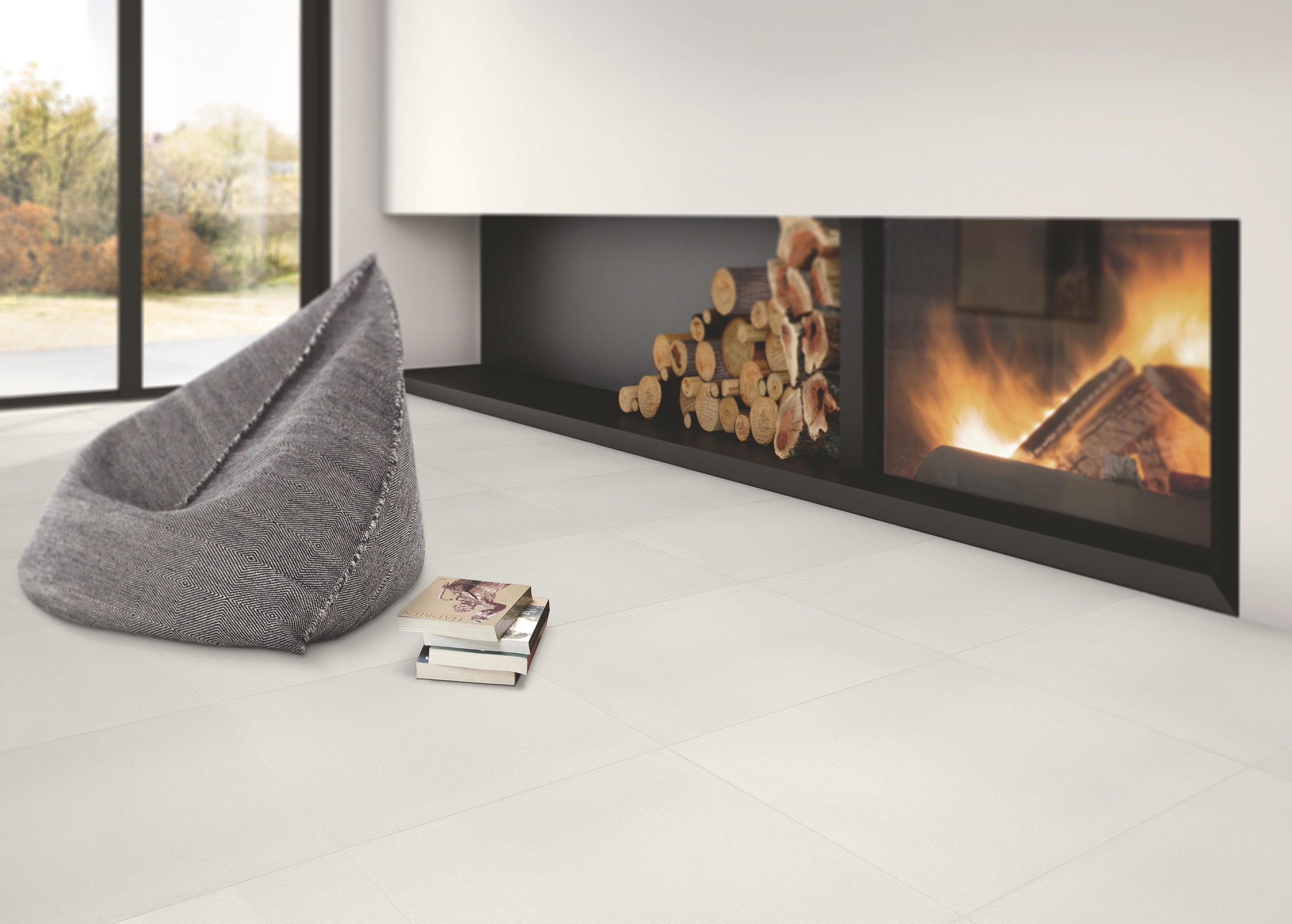 Furnishing in Nordic style using Casalgrande Padana ceramic tiles from ...