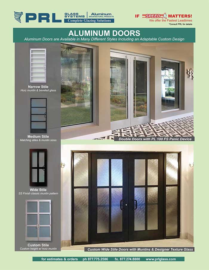 Aluminum Entry Doors: from PRL Glass Systems Inc. - Architizer
