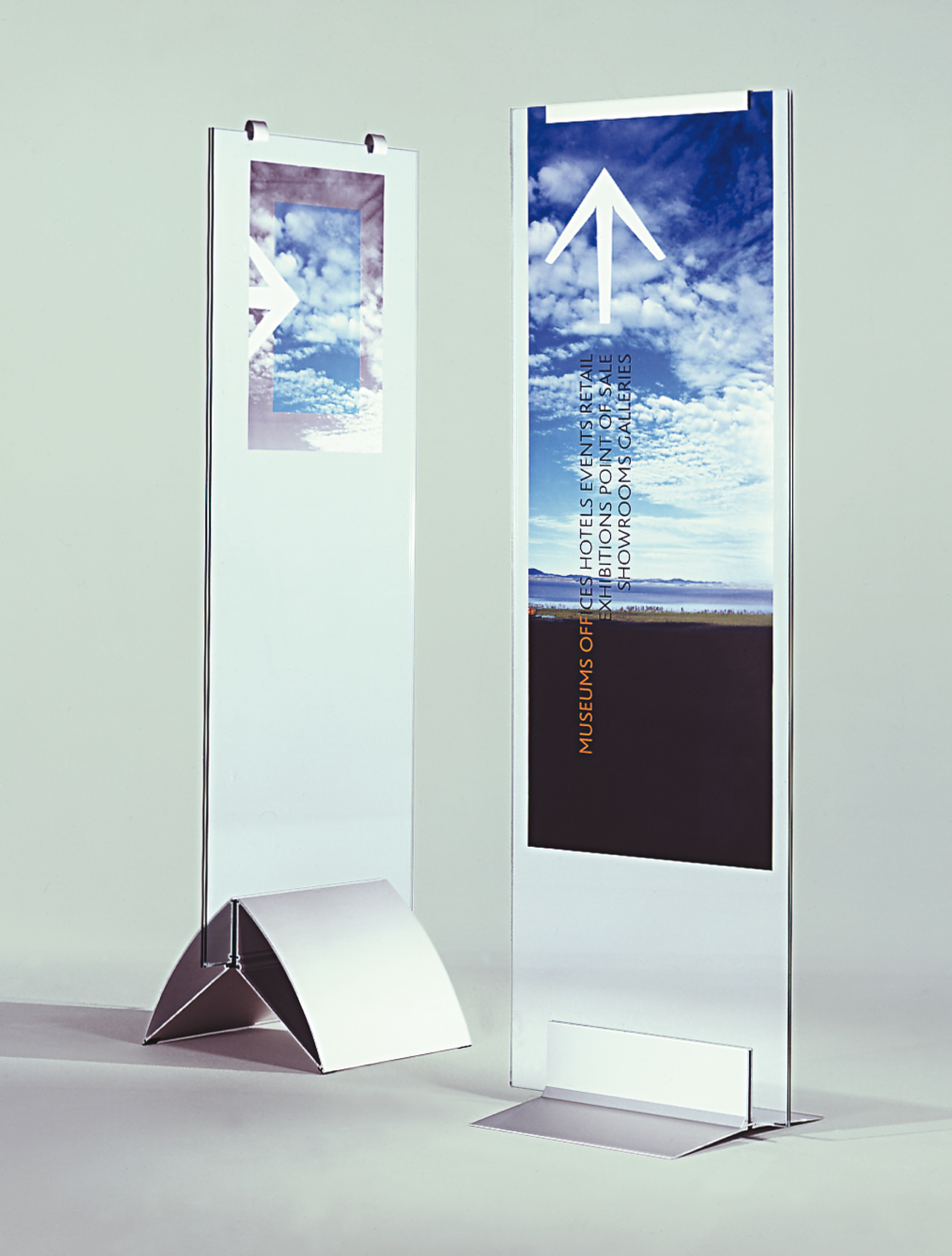 FOOTPRINT - Standing Display from Encompass Sign Systems - Architizer