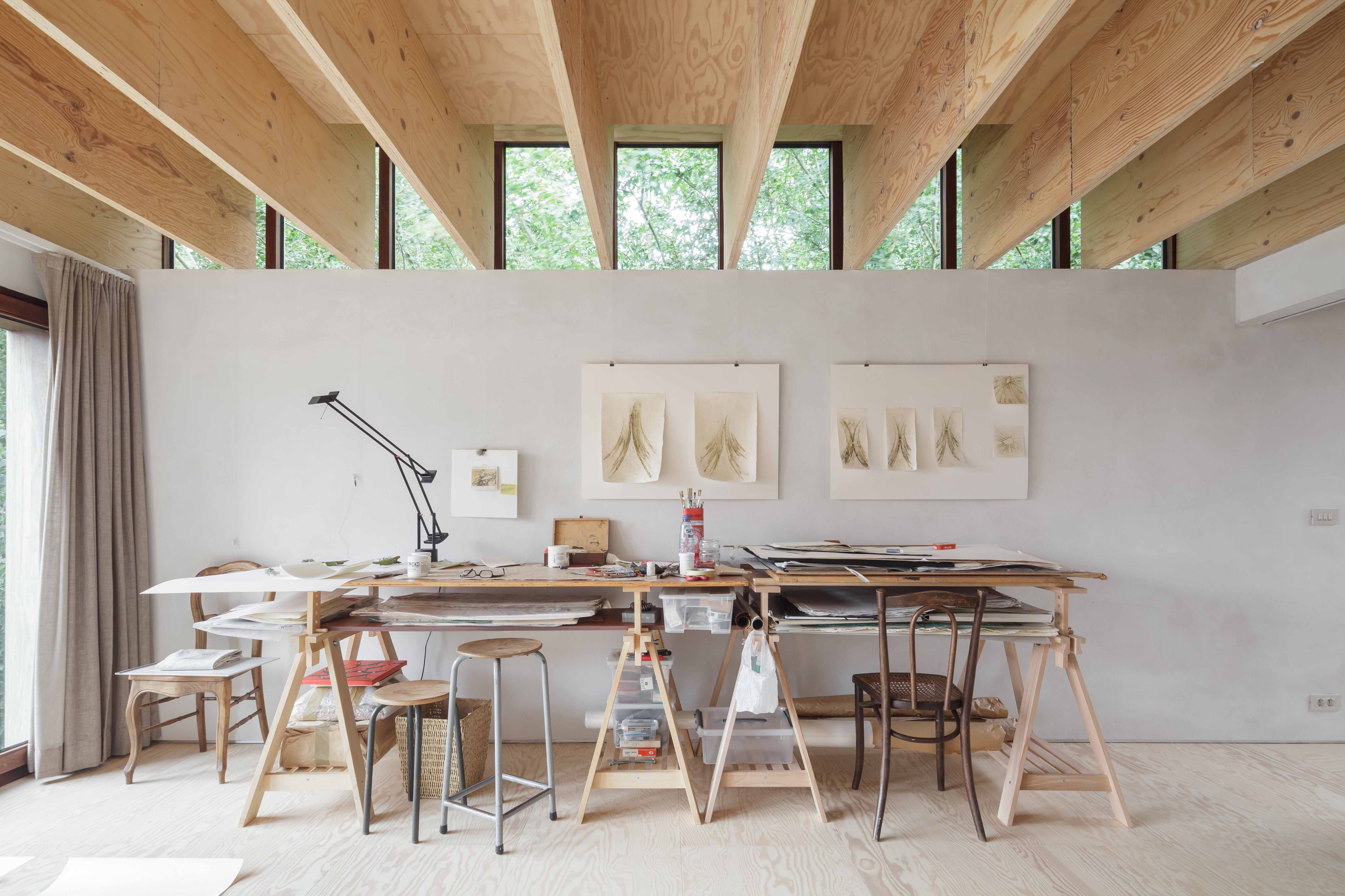 House and workshop for an artist (i.c.w Peter Van Gelder, architect) by ...