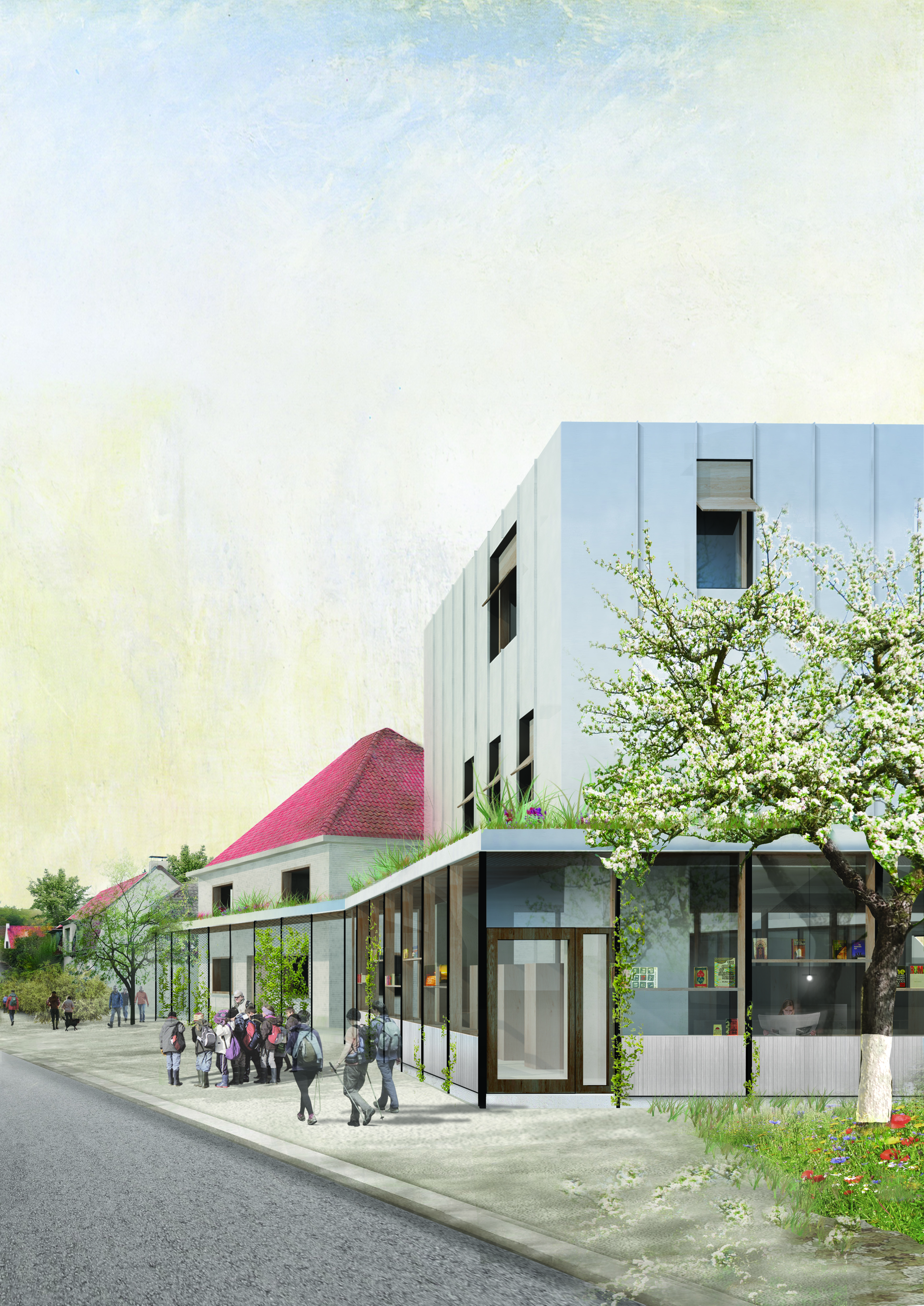 House and workshop for an artist (i.c.w Peter Van Gelder, architect) by ...