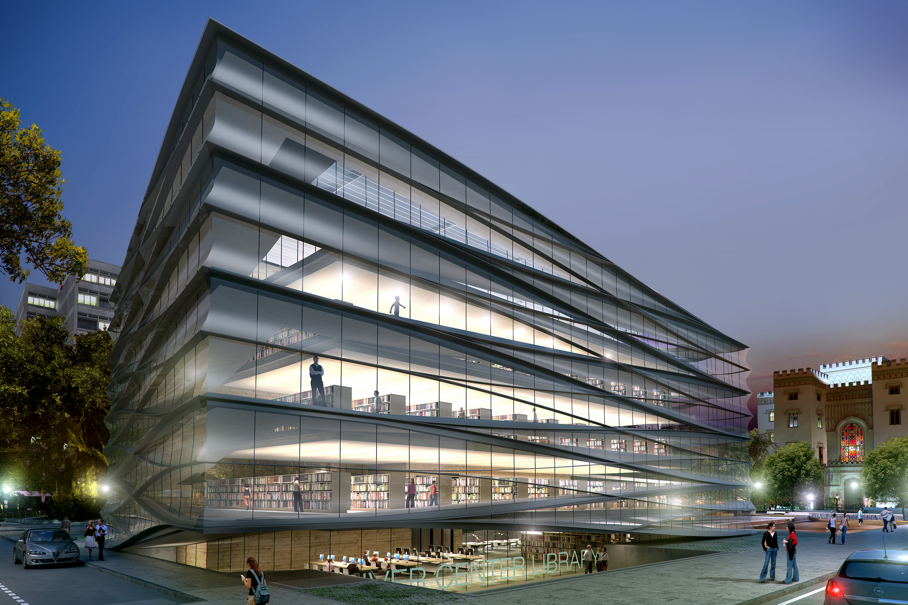 River Center Library by Trahan Architects - Architizer
