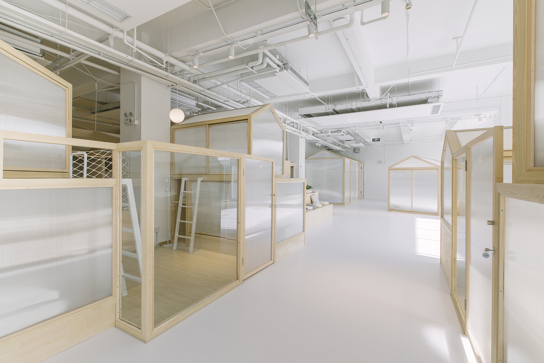 Together Hostel——indoor camping space for youth by Caopu Design LLC ...