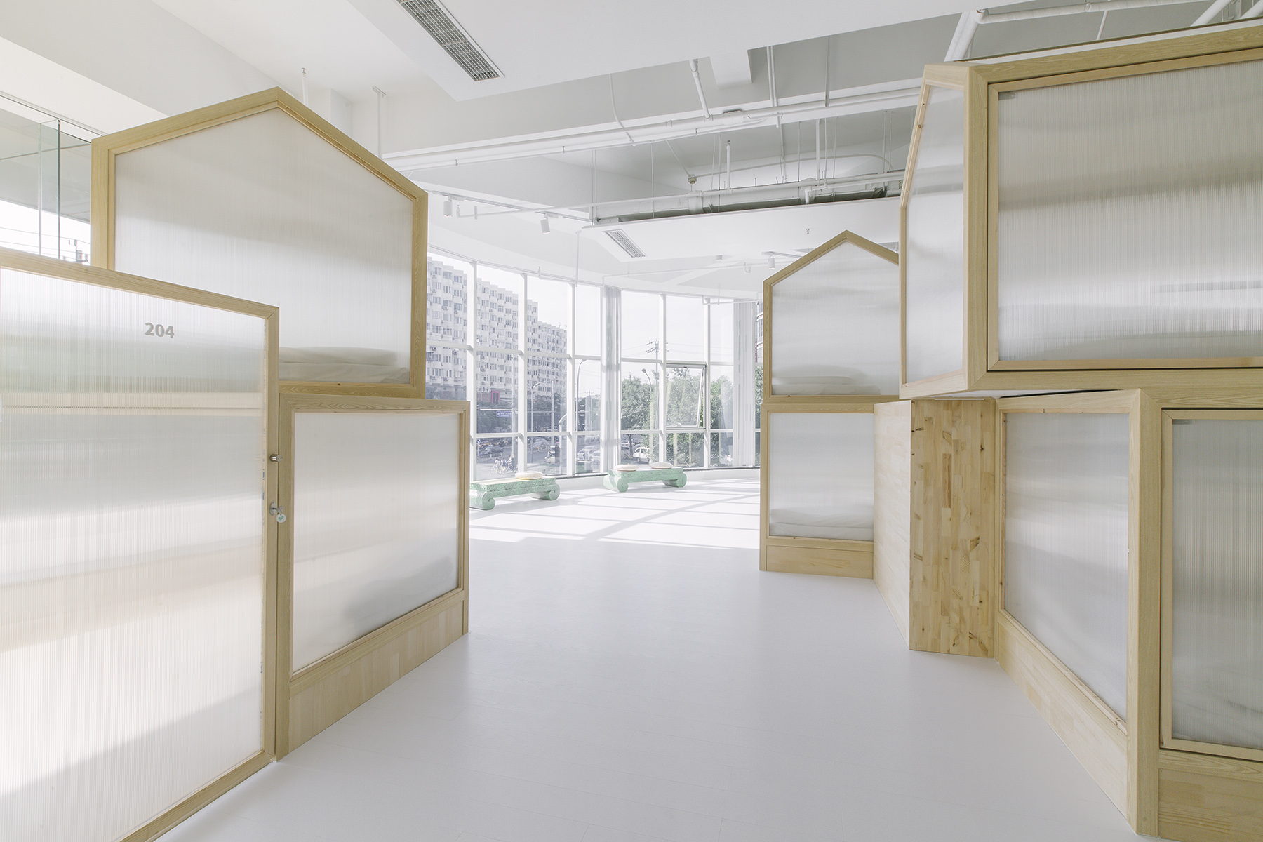 Together Hostel——indoor camping space for youth by Caopu Design LLC ...
