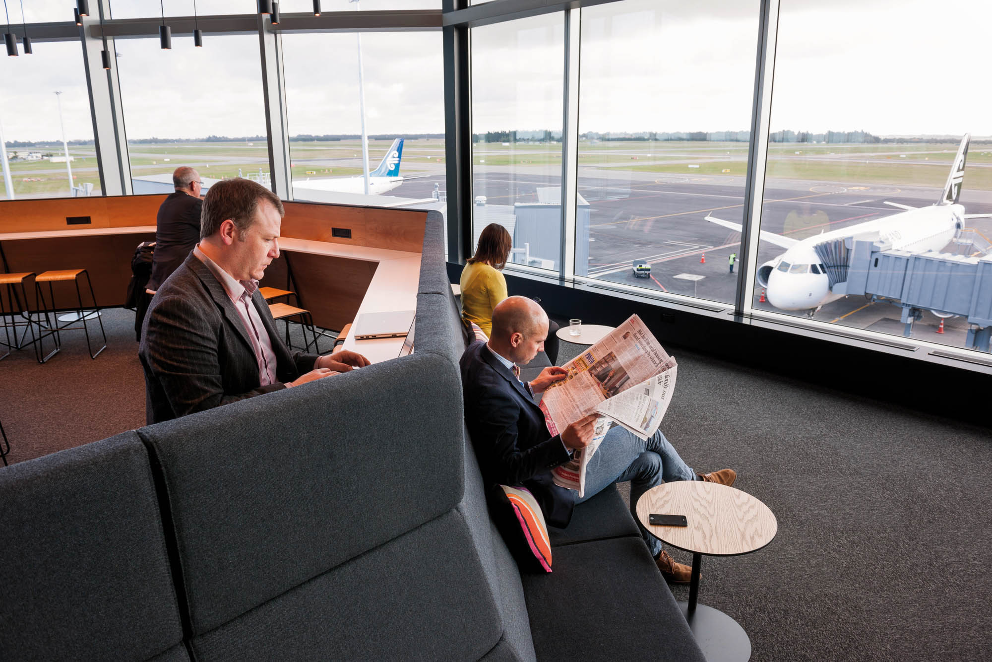 Air NZ Koru Lounge by Jasmax - Architizer