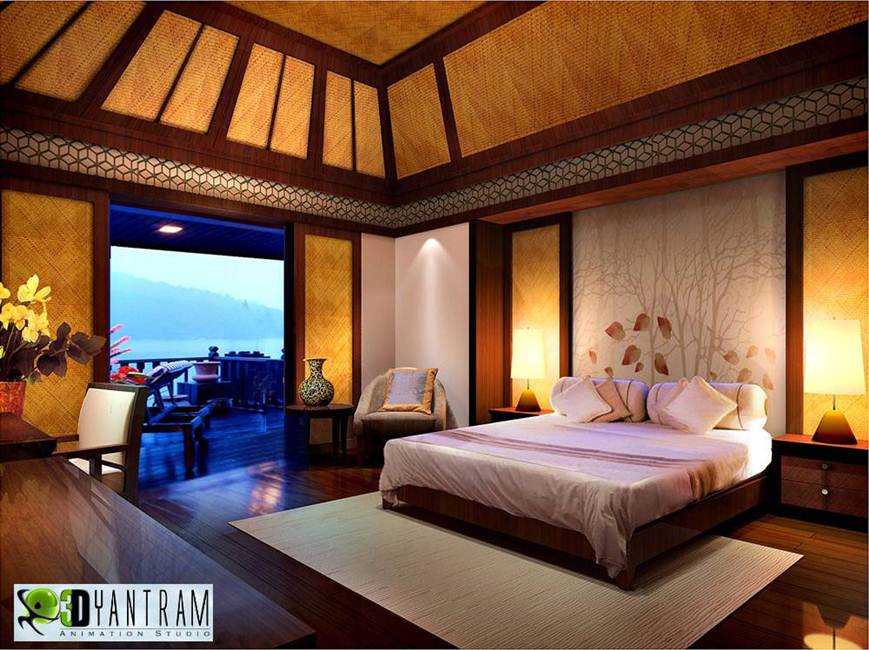 Breathtaking Resort Room CGI by Yantram Architectural Design Studio ...
