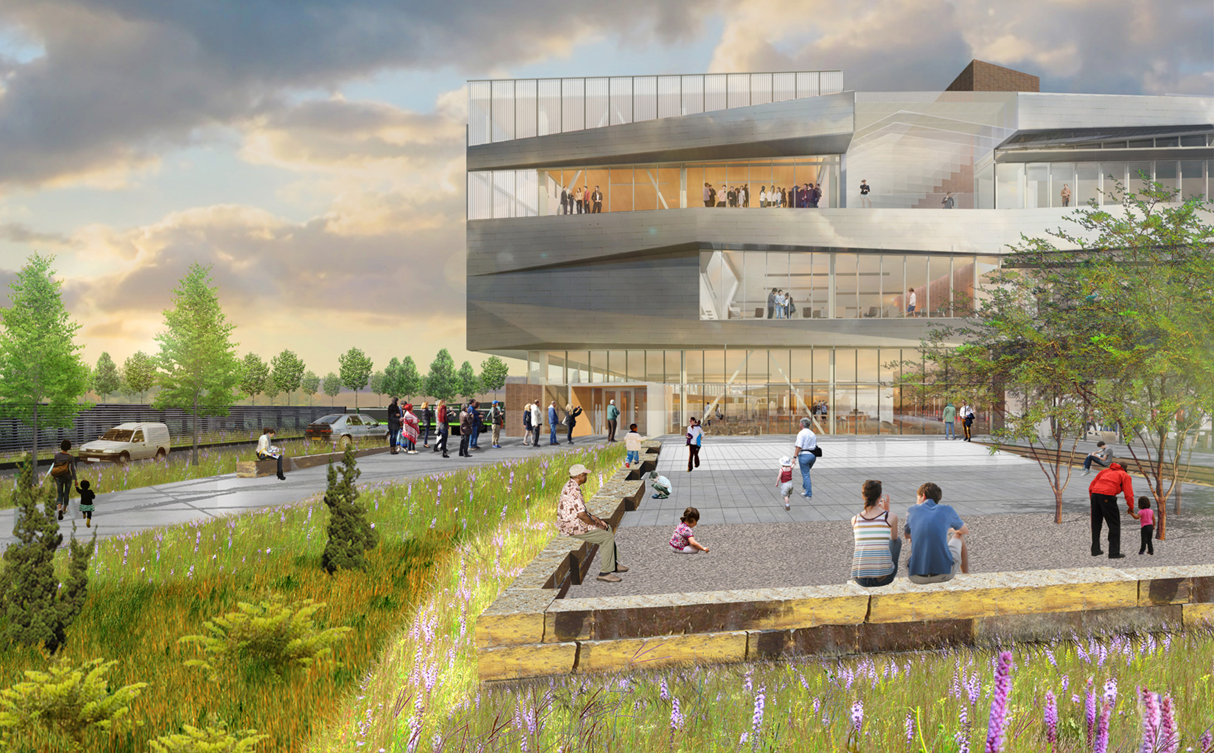 Norman Central Library by TEN x TEN Landscape Architecture and Urbanism ...