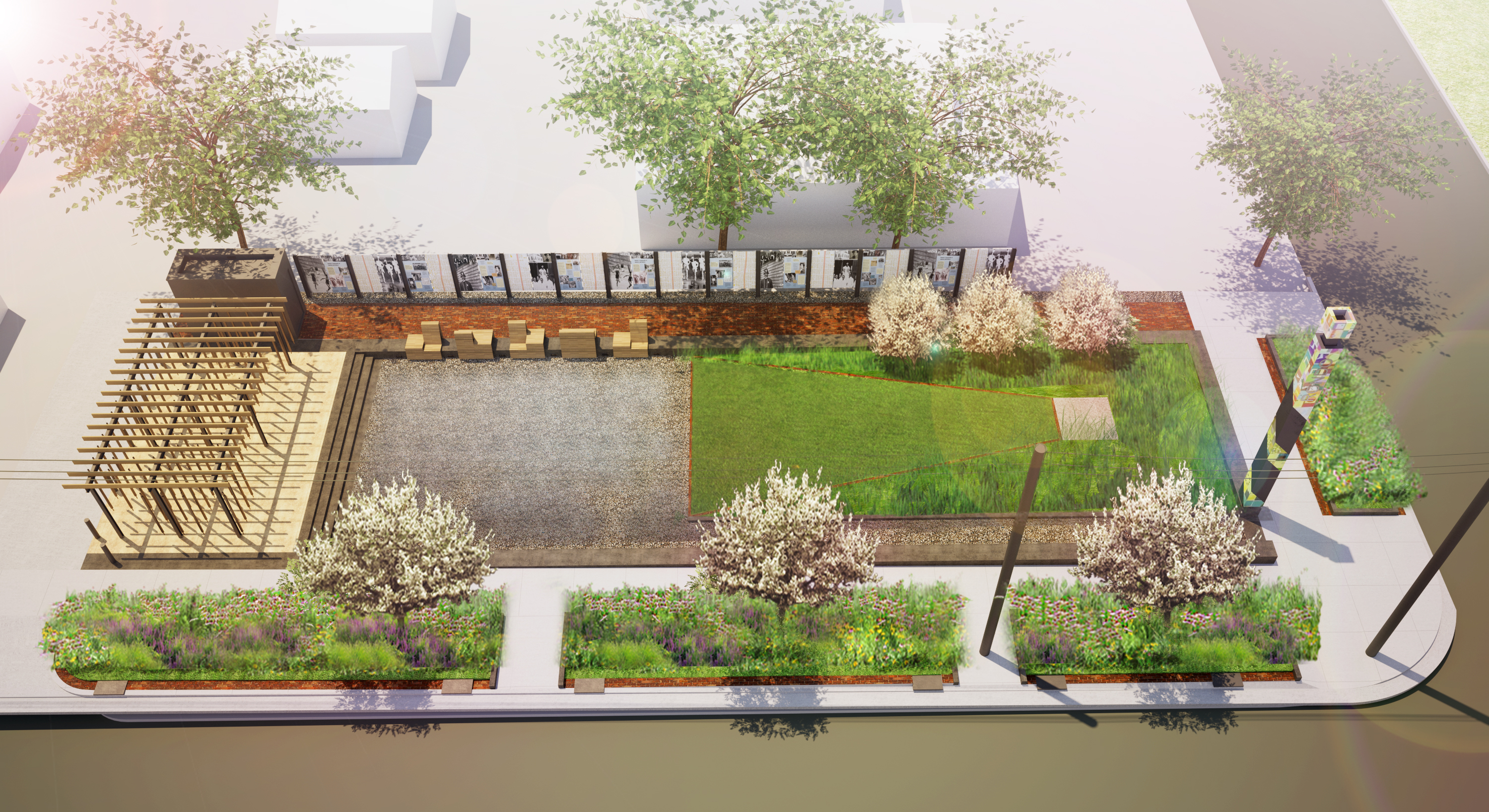 Rondo Commemorative Plaza by TEN x TEN Landscape Architecture and ...