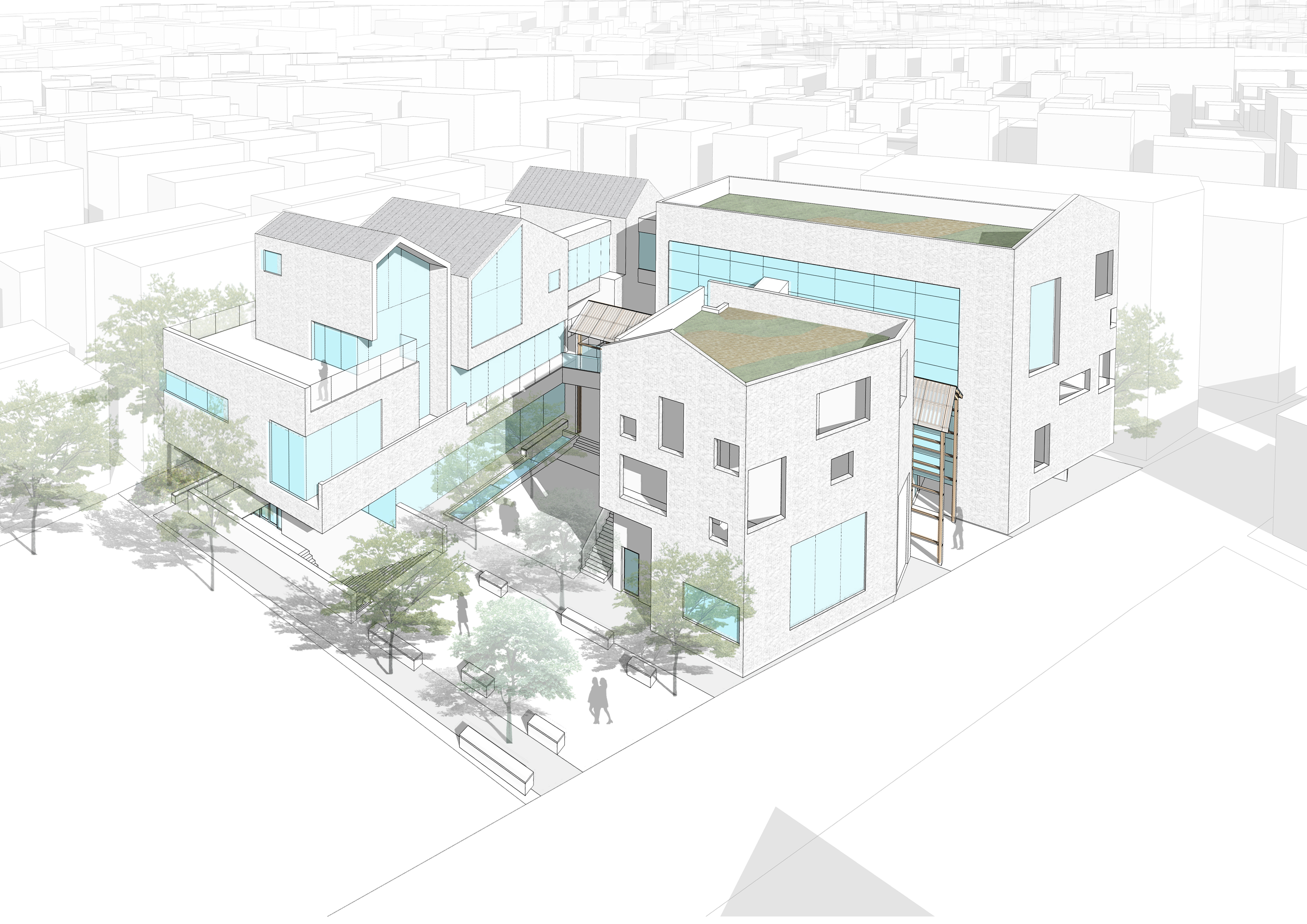 Idea 2159191: Gusan Library Village by EUS+ Architects in Seoul, South ...