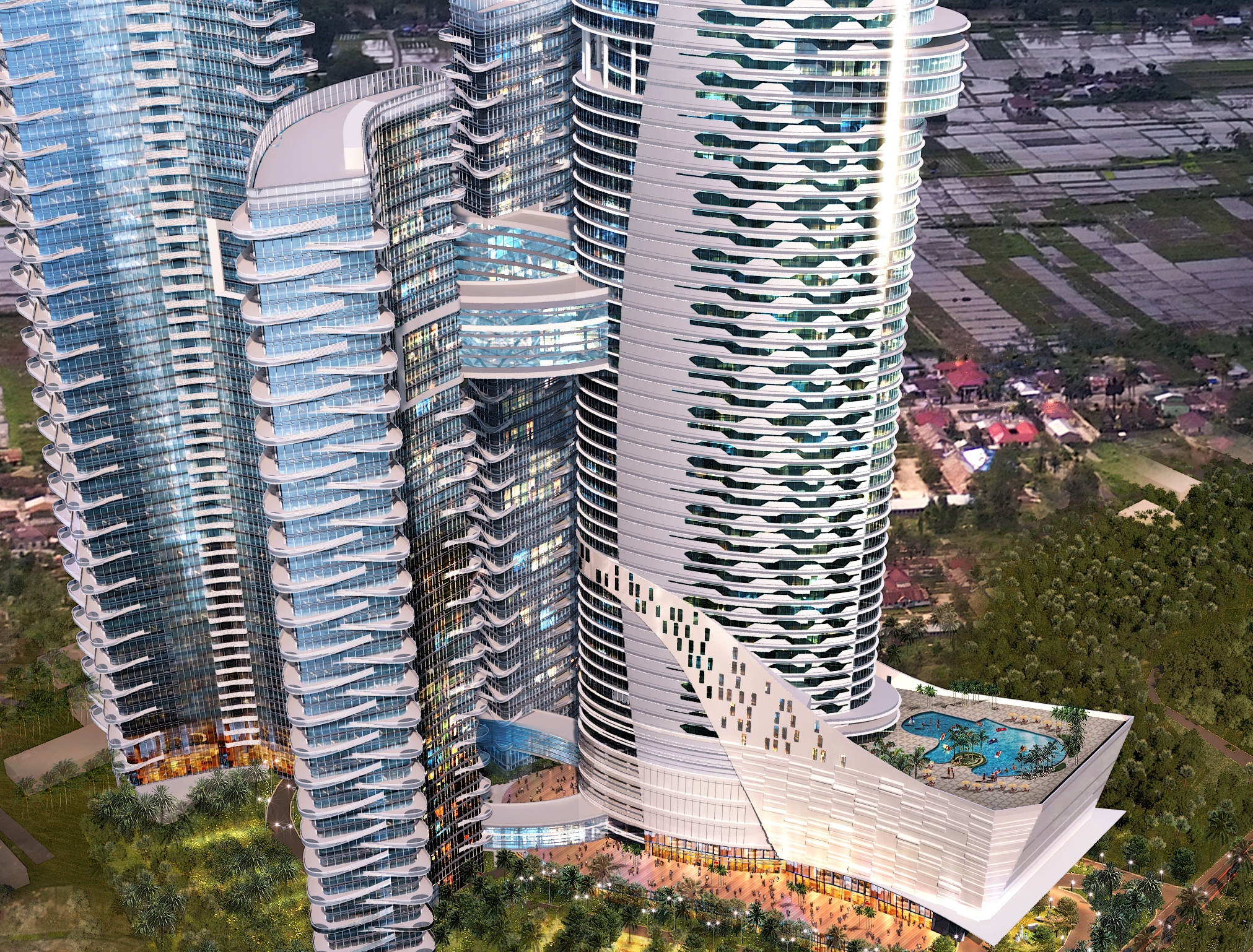 Batam Mixed-Use by EUS+ Architects - Architizer