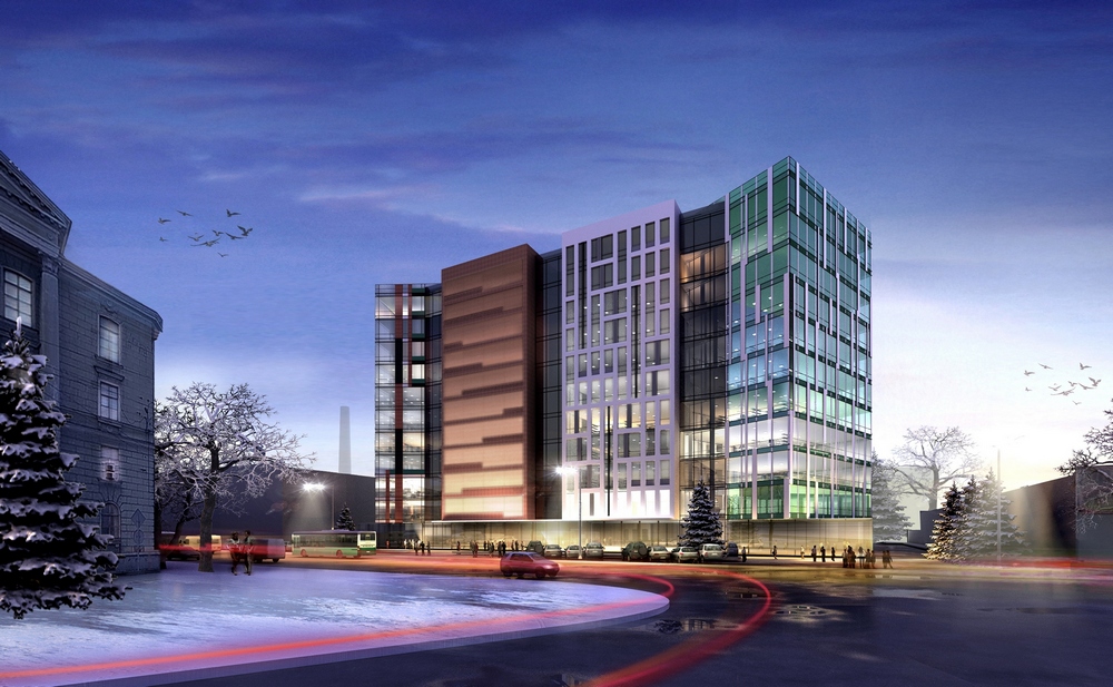 Office Building Project by Architectural bureau A.Len - Architizer