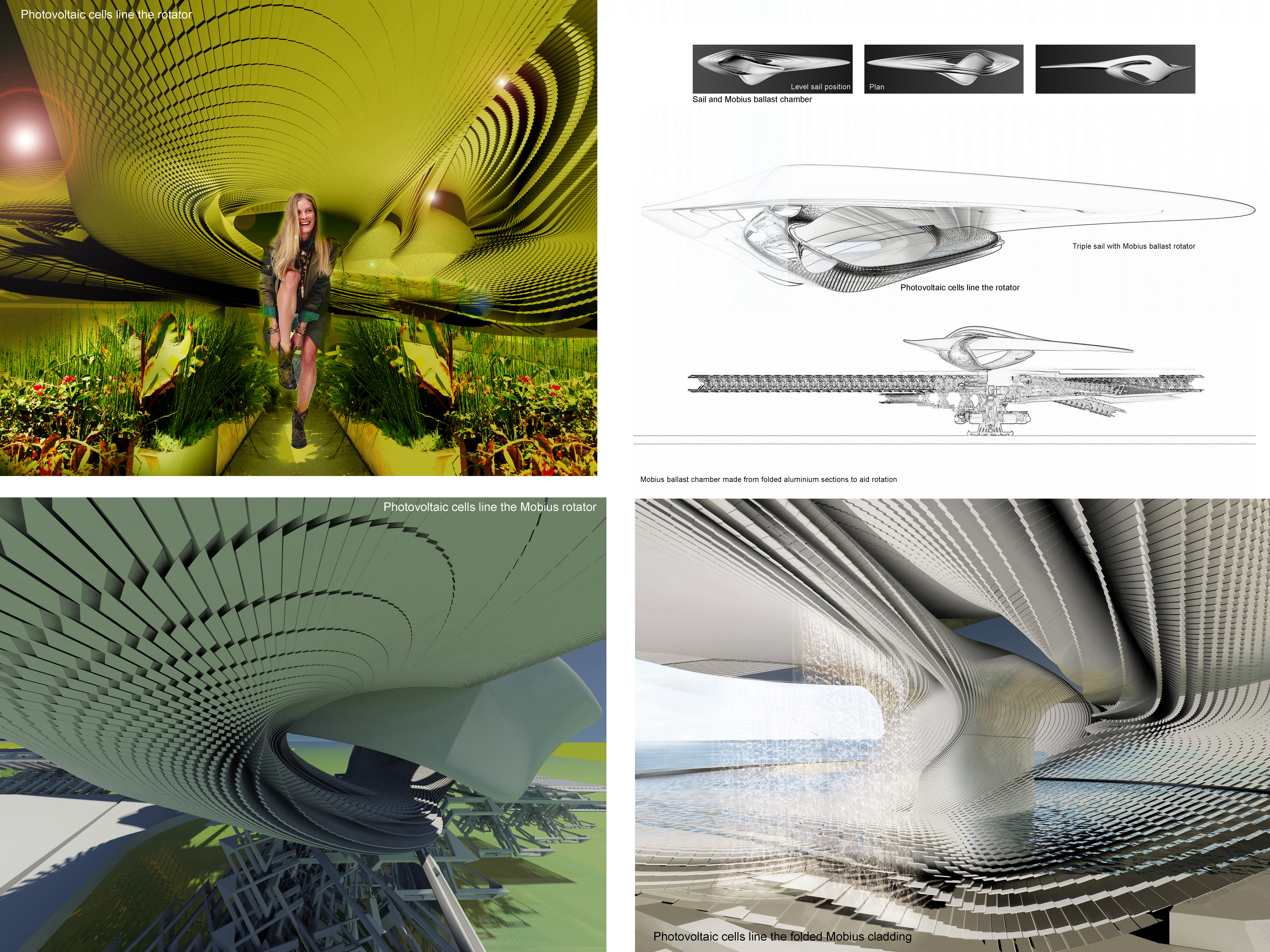 Revolving Sail Bridge by Margot Krasojevic Architecture - Architizer