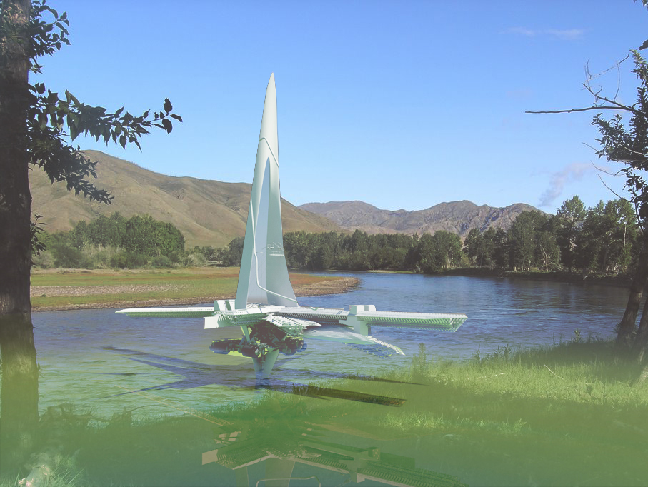 Revolving Sail Bridge by Margot Krasojevic Architecture - Architizer