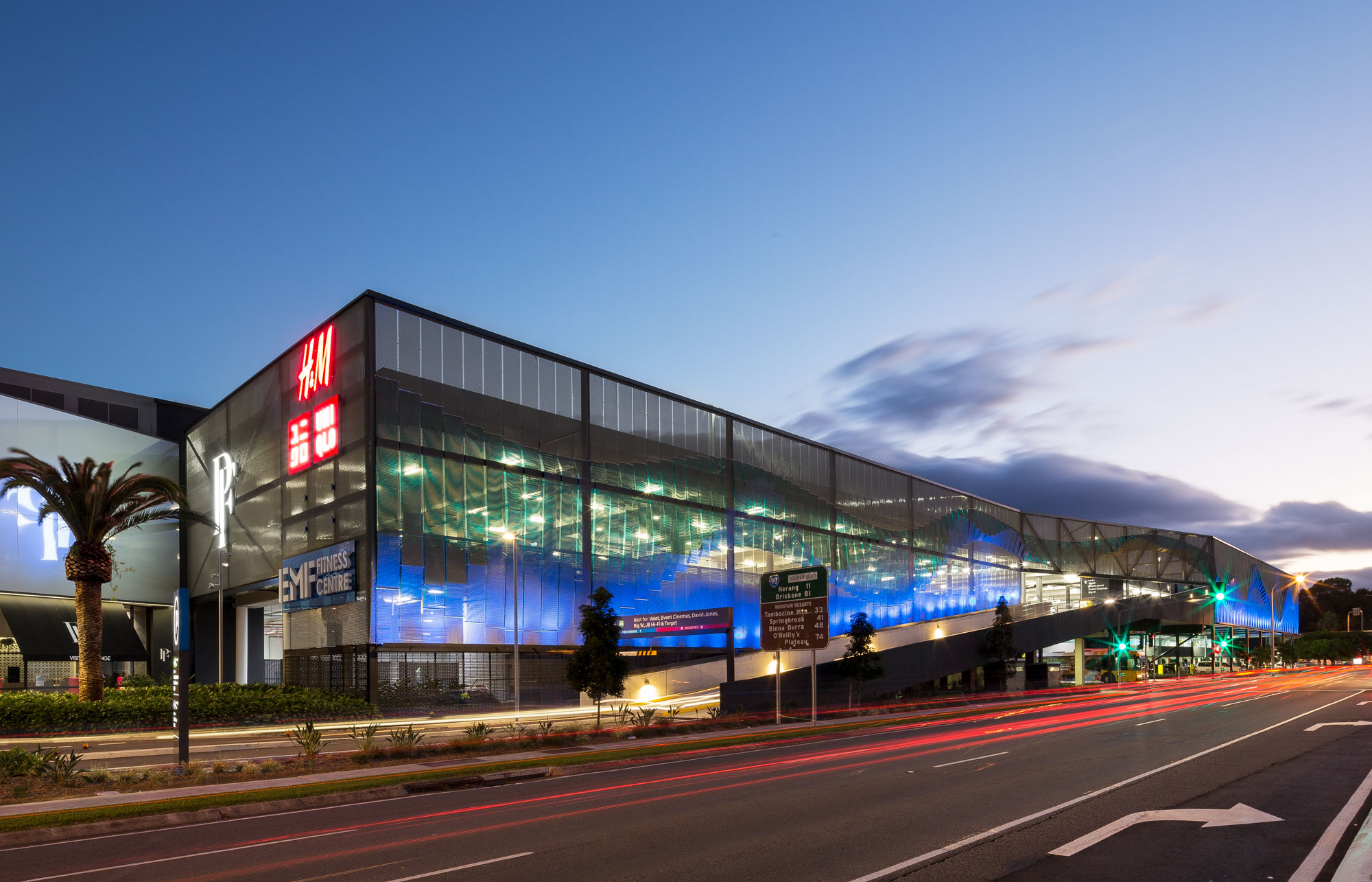 Pacific Fair Shopping Center Carpark Facade by Kaynemaile Ltd - Architizer