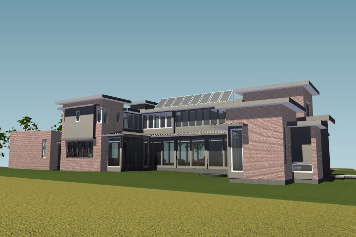 Contemporary Burr Ridge Home by Mark Eric Benner - Architects, Ltd ...