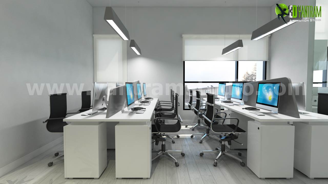 Unique Office 3D Virtual Floor Plan Design by Architectural Studio ...