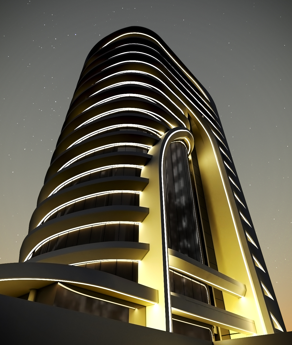 Middle East Tower by Mostafa Shahbazian & Partners - Architizer