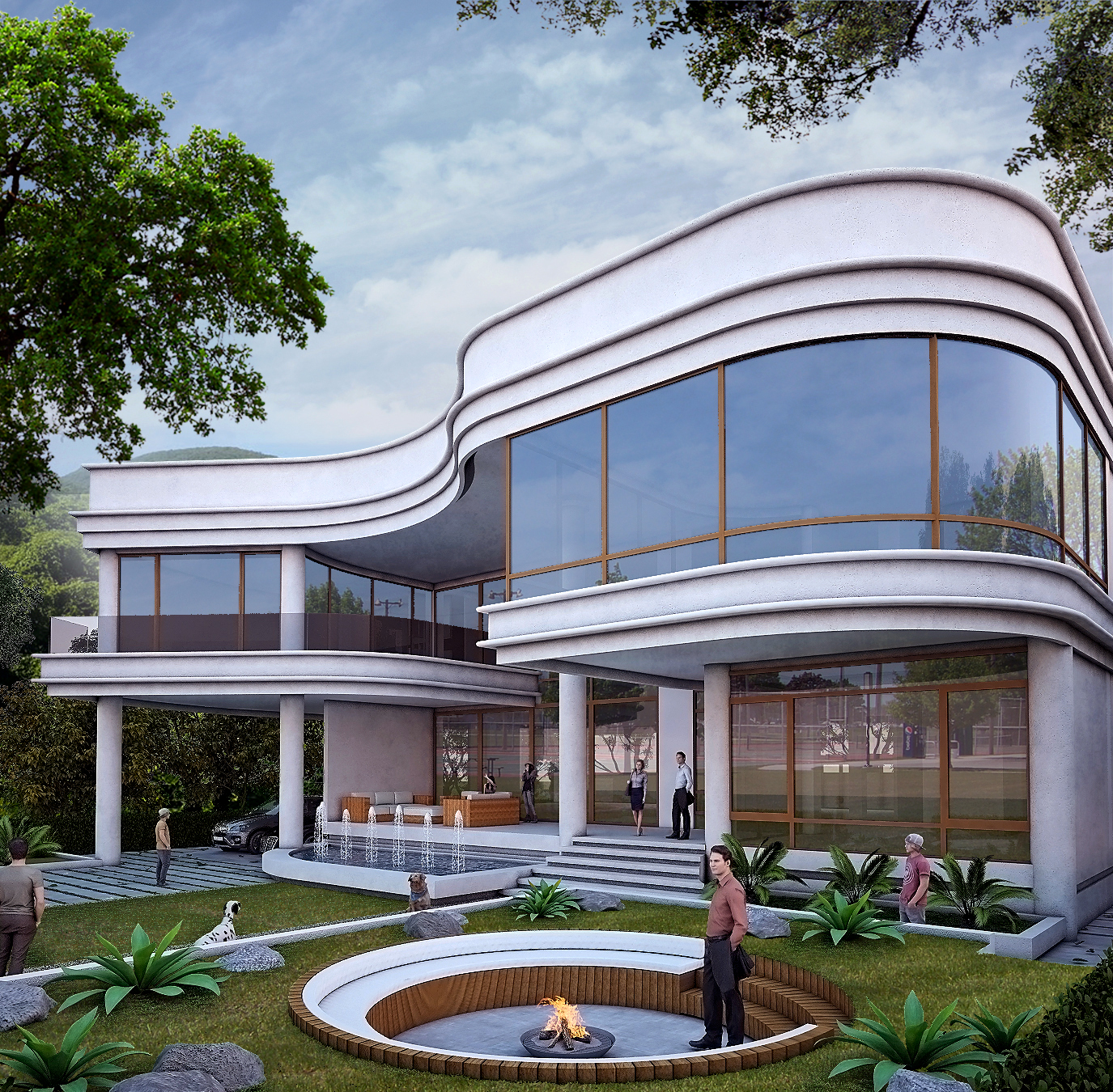 AmirDasht First Villa by Mostafa Shahbazian & Partners - Architizer