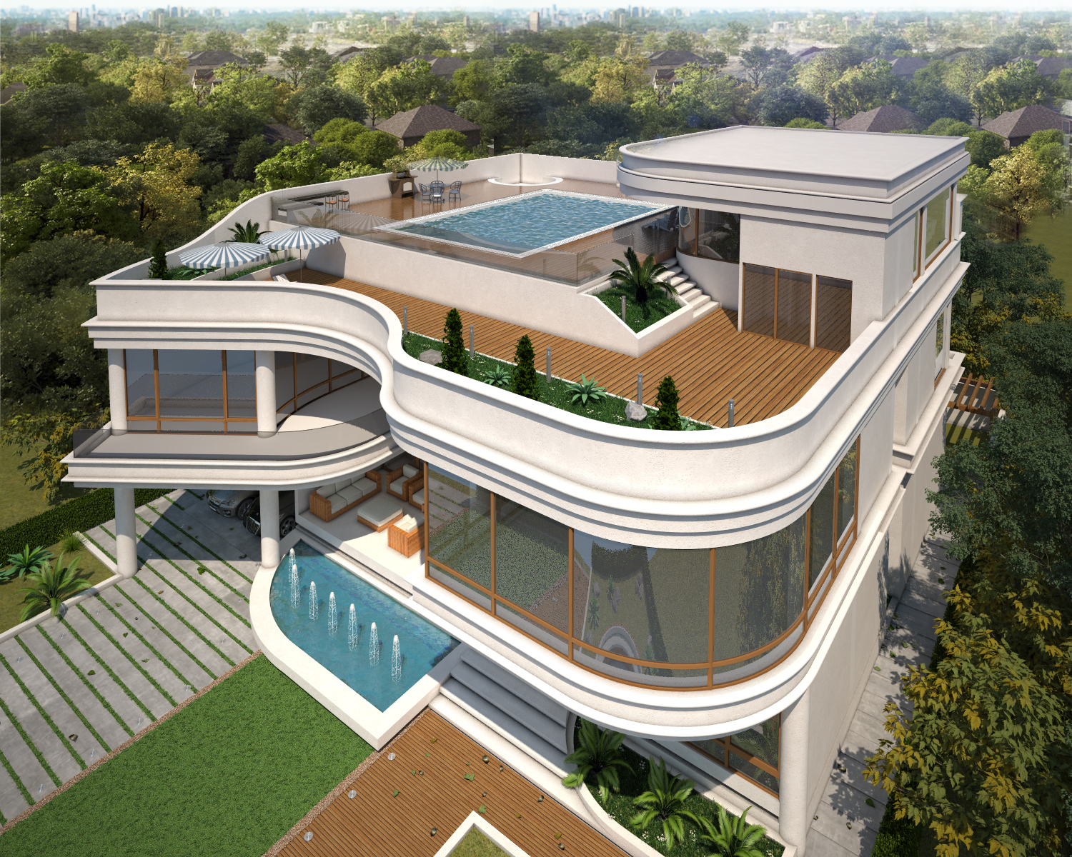 AmirDasht First Villa by Mostafa Shahbazian & Partners - Architizer