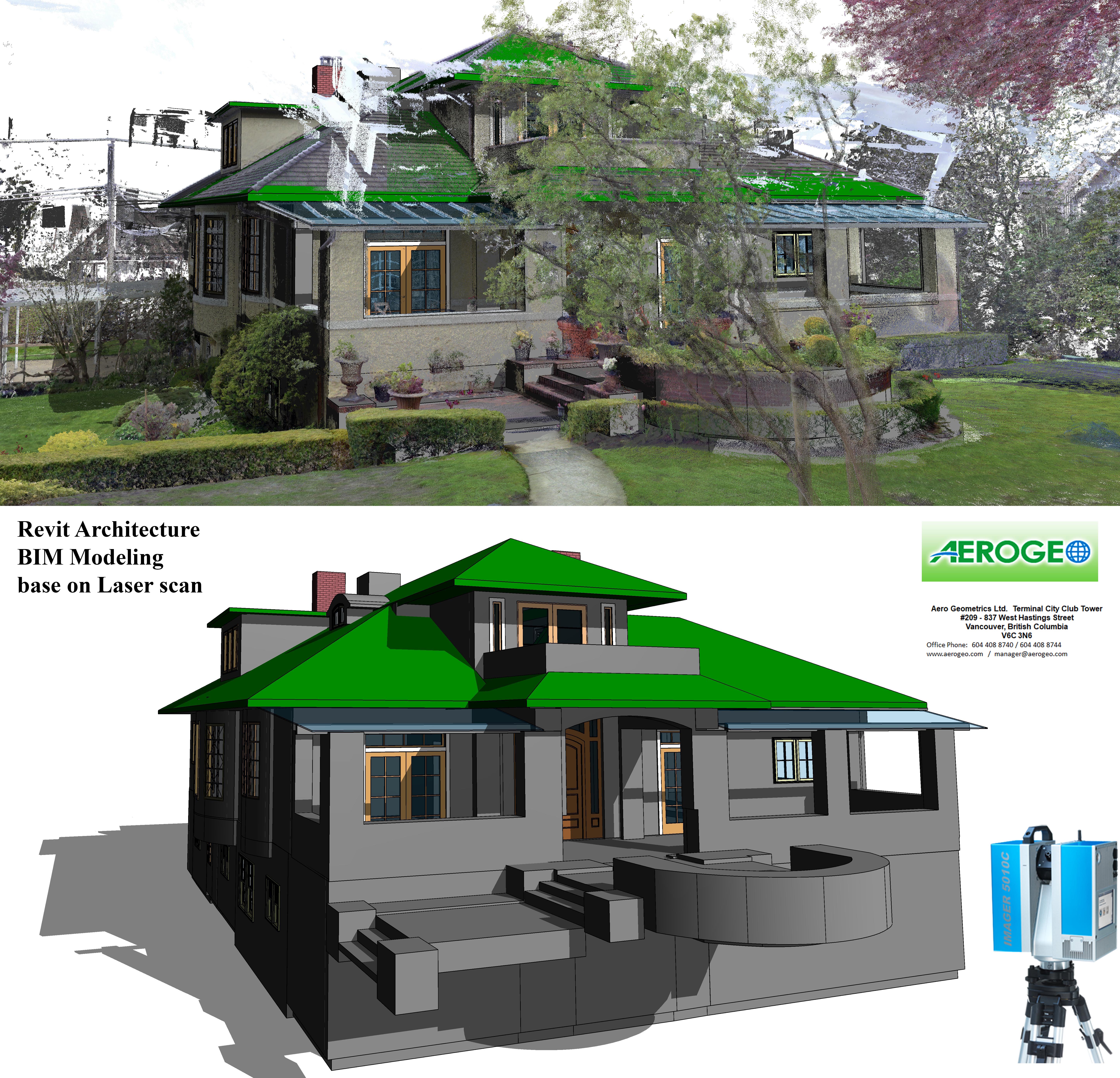 As-Built laser scan and Revit model by Aero Geometrics - Architizer