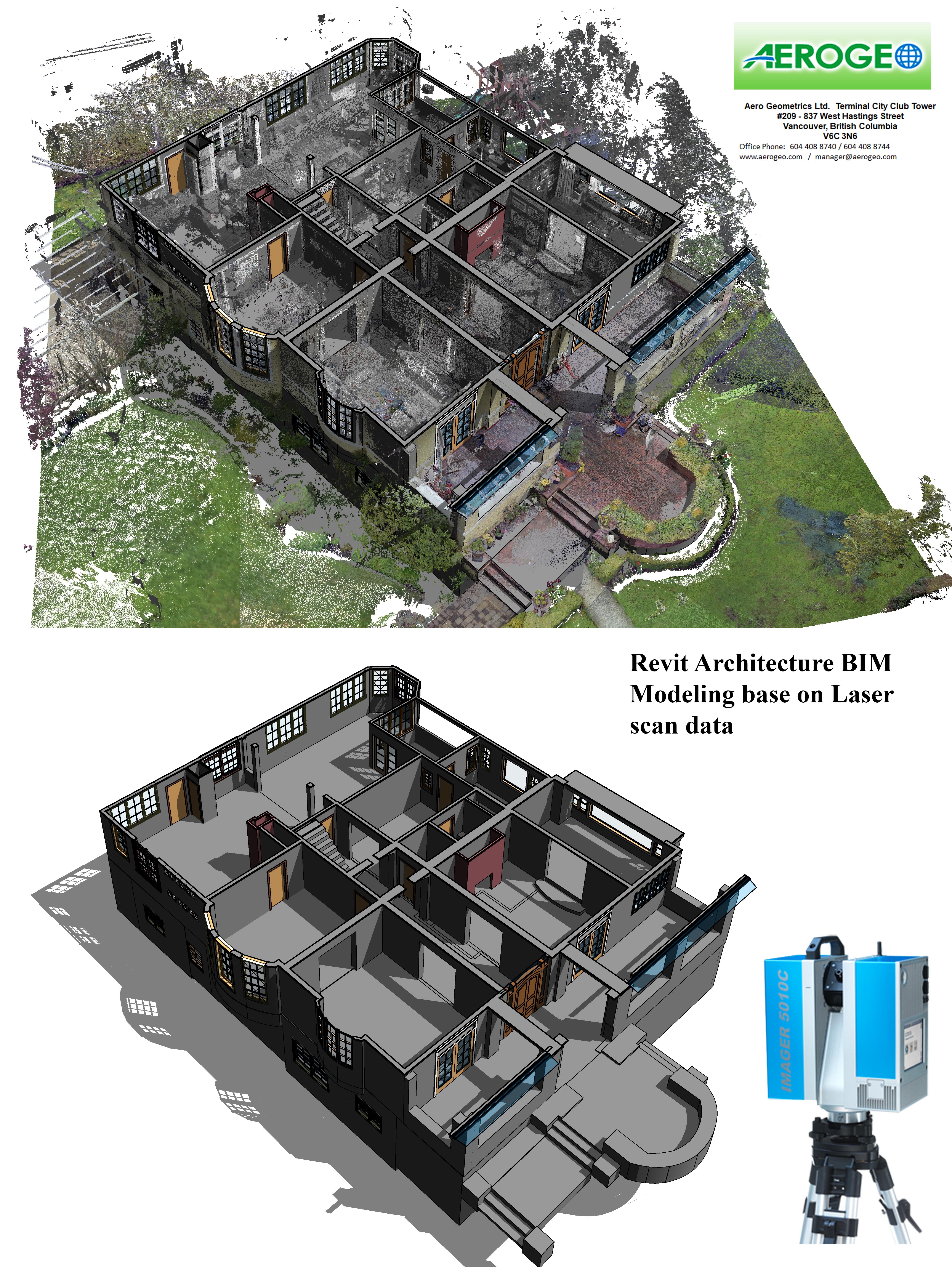 As-Built laser scan and Revit model by Aero Geometrics - Architizer