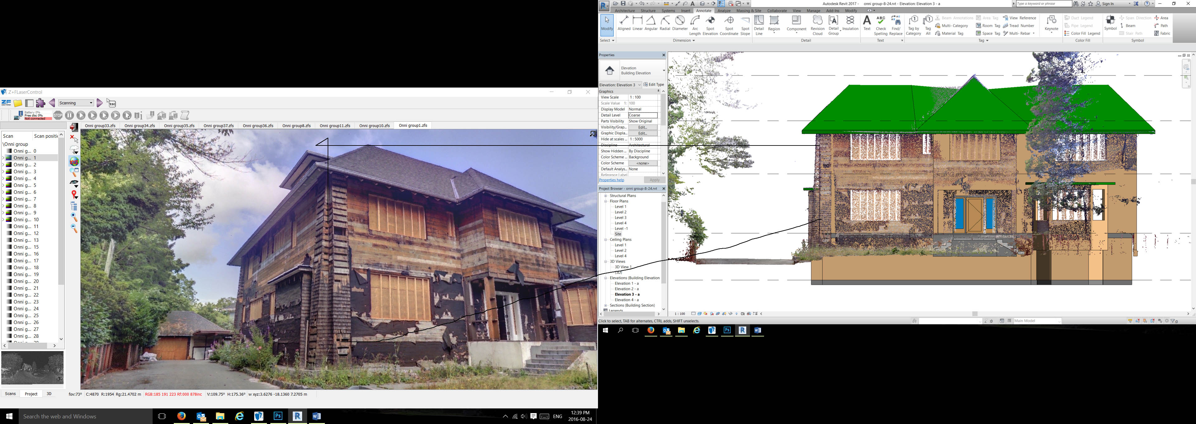 As-Built laser scan and Revit model by Aero Geometrics - Architizer