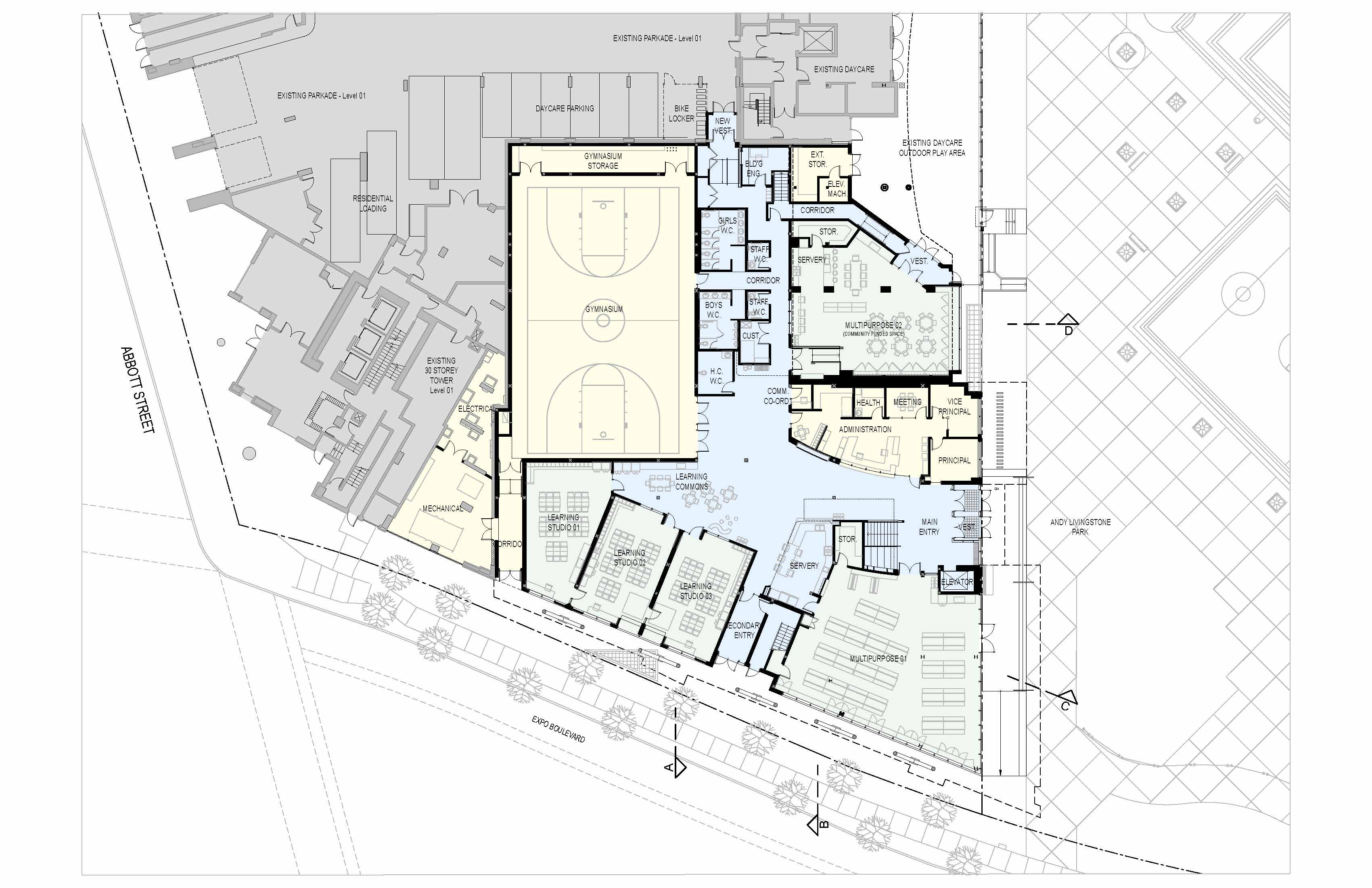 Idea 2190872 Crosstown Elementary School By Francl Architecture In idea-2190872-crosstown-elementary-school-by-francl-architecture-in