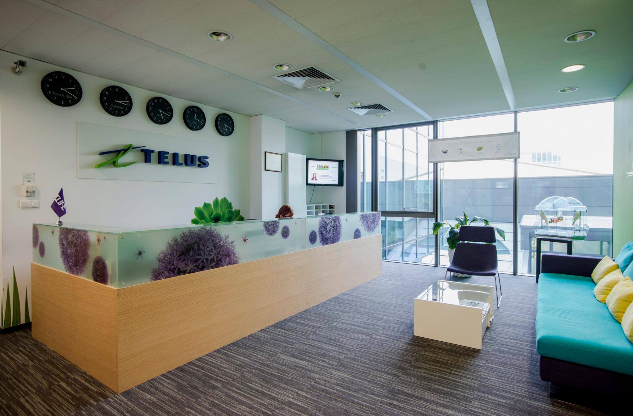 Telus International Europe Headquarters Sofia Re-branding by ...