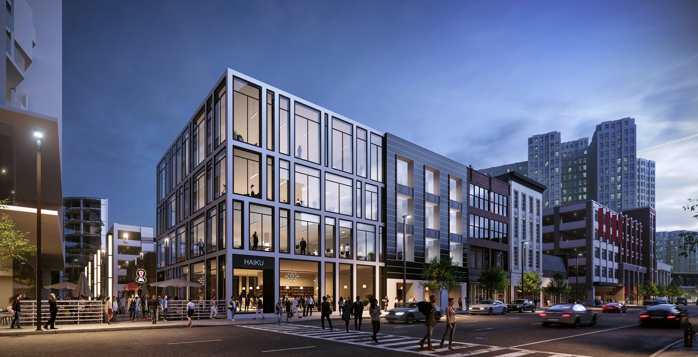 3D Exterior Render Of Business Centre in Cleveland by Lunas ...