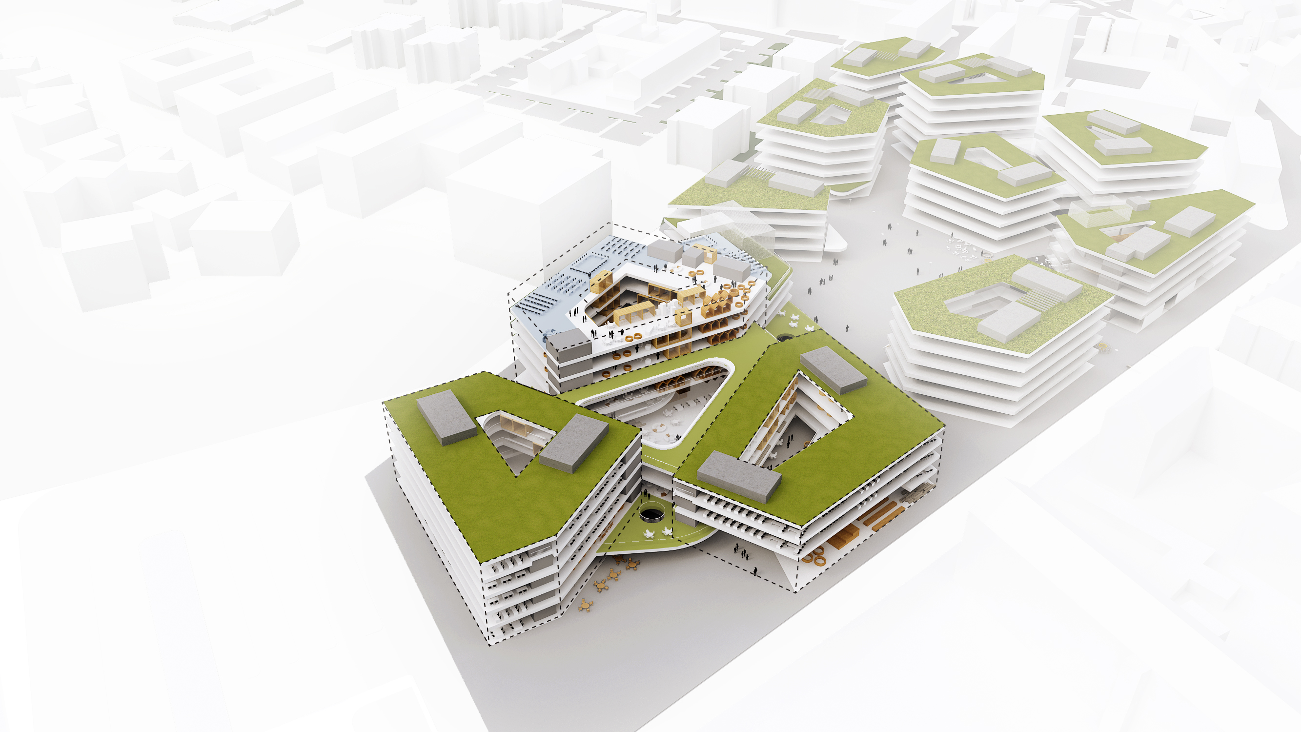 Via University College, Campus Horsens by C.F. Møller Architects ...