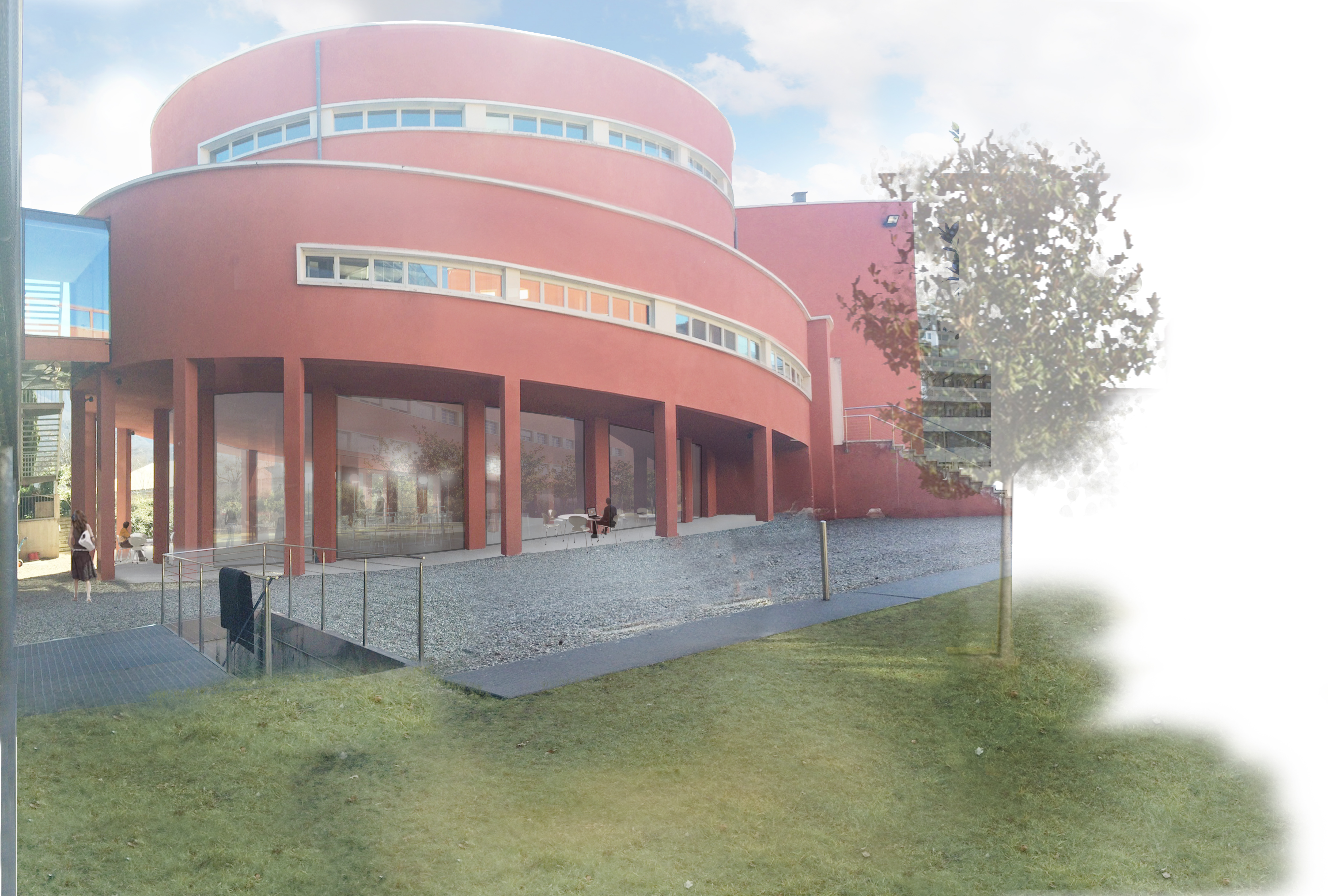 The new lunch room of "Ex-GIL" by Roland Baldi Architects - Architizer