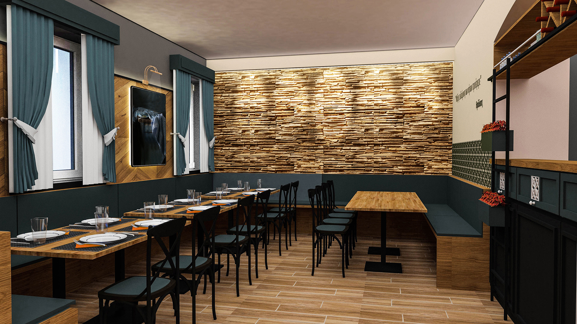 Greek Restaurant in Munich by Lab4 Architects - Architizer