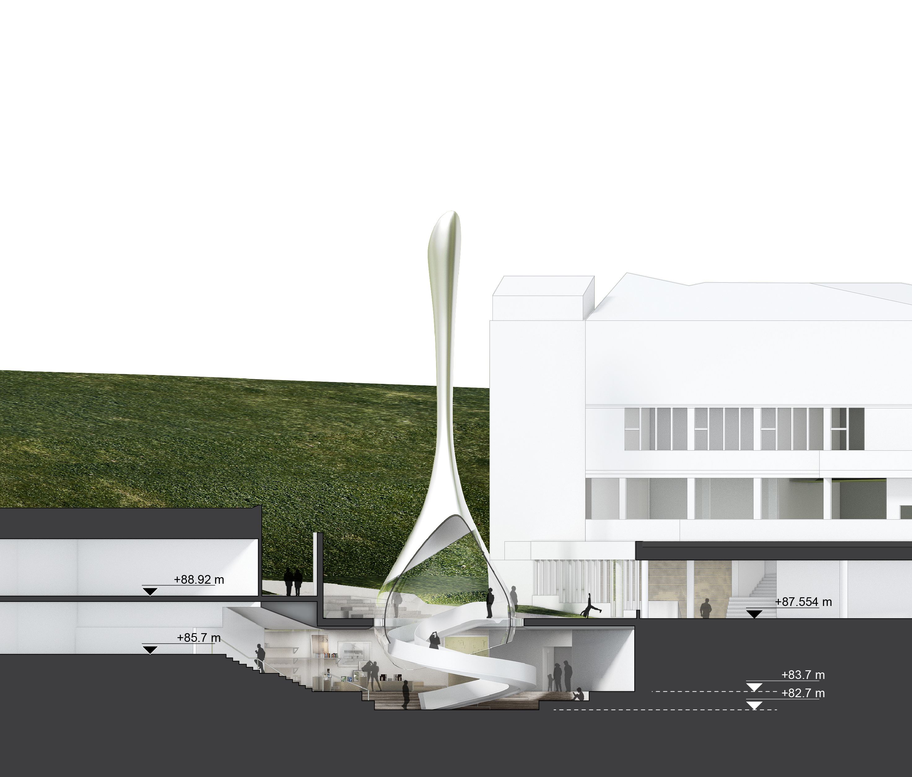 Alvar Aalto Museum Extension Competition by OS+A Organic Scapes ...