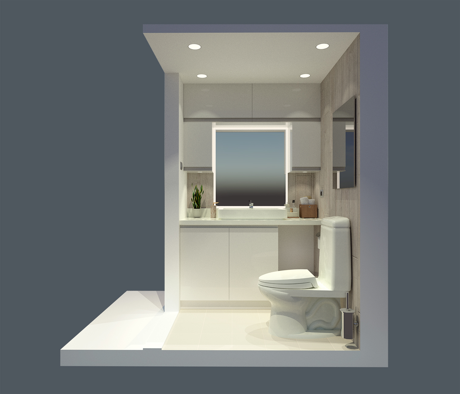 Bathroom Design for Shell Residences Condominium Unit by Calderon ...
