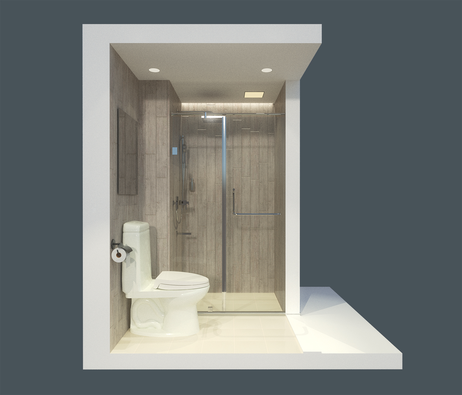 Bathroom Design for Shell Residences Condominium Unit by Calderon ...