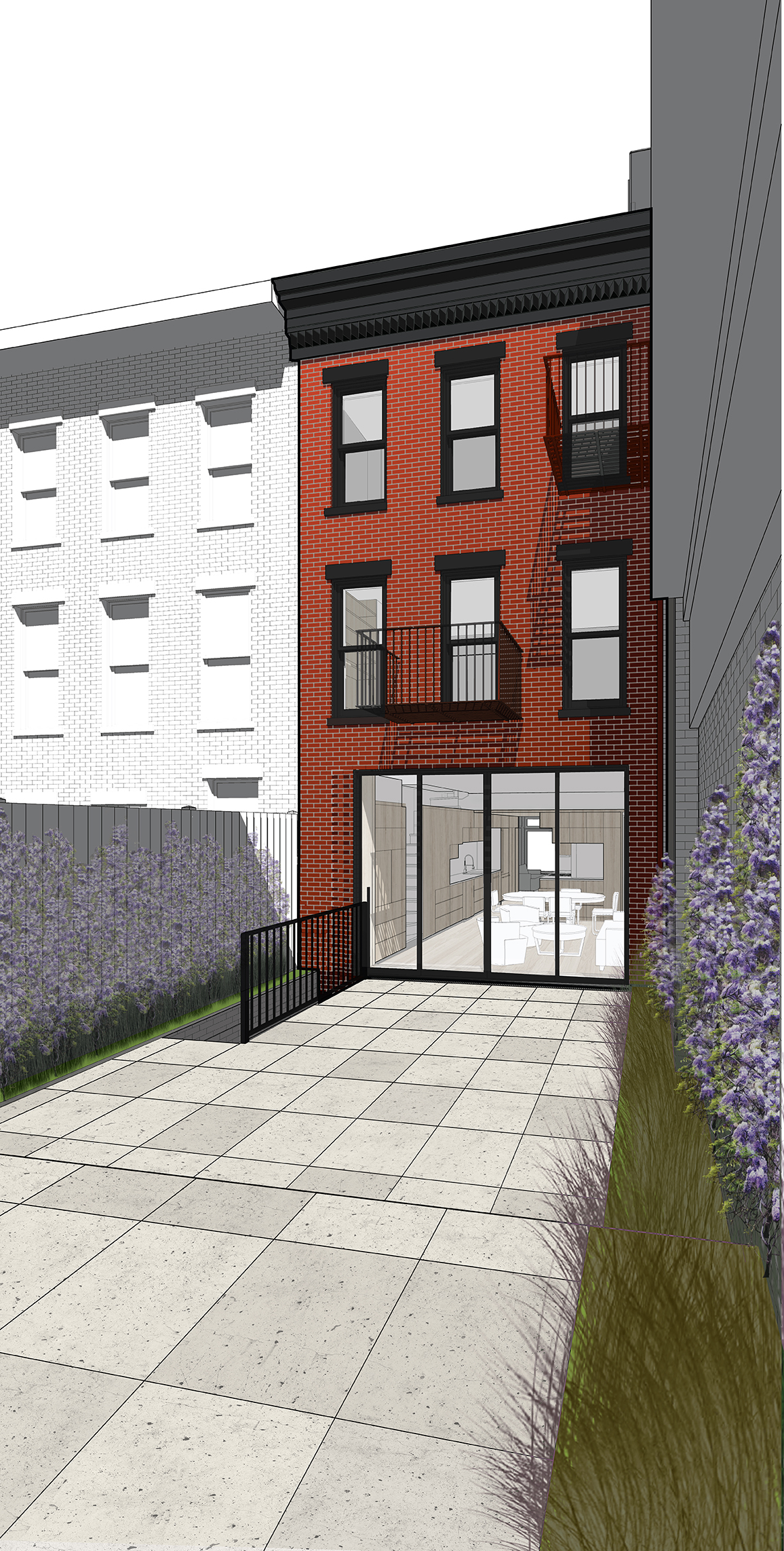 She’s a Brick House! Landmarked Townhouse Renovation by Ten to One ...