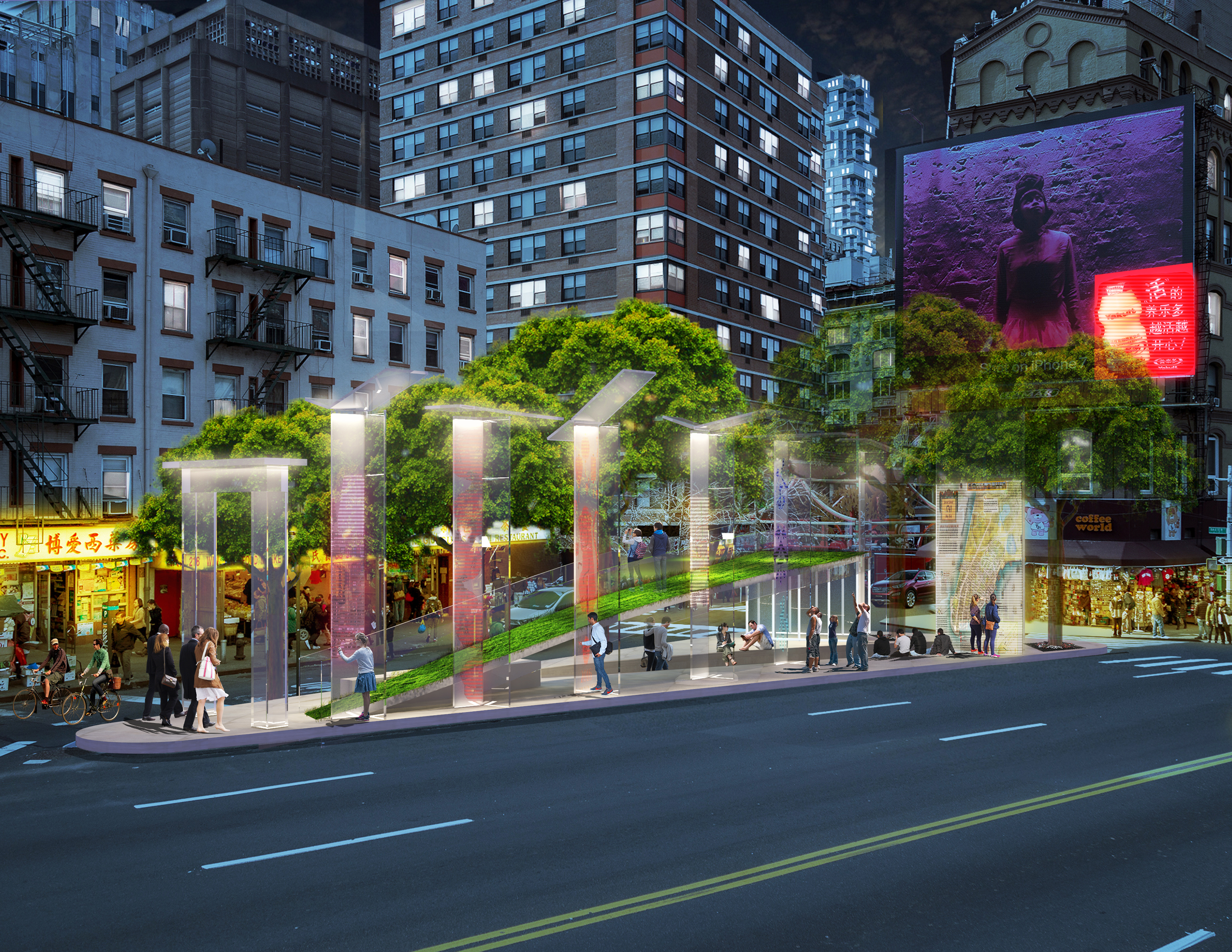 CHINATOWN GATEWAY by KUSHNER studios Architecture & Design PC - Architizer