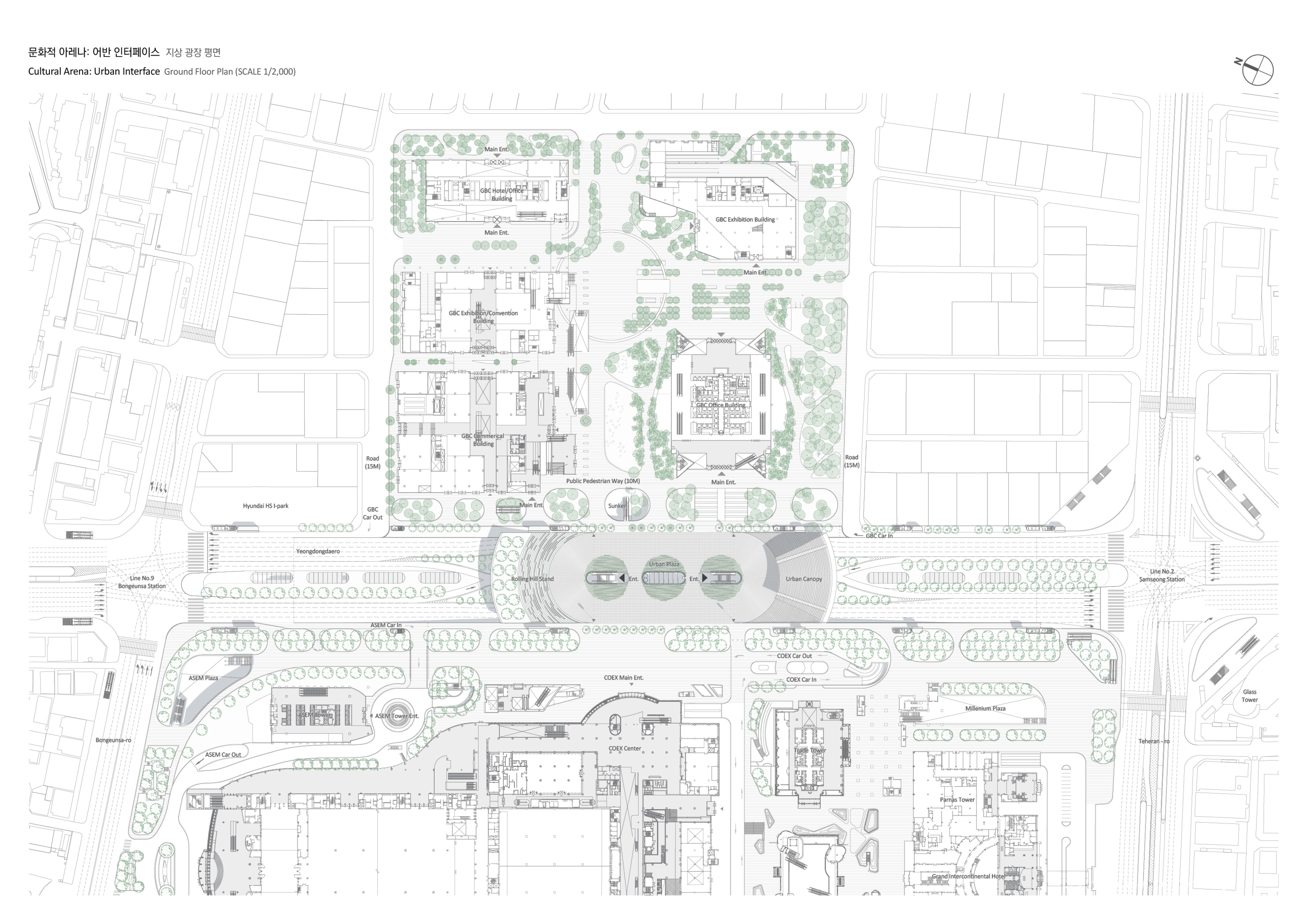 Gangnam Intermodal Transit Hub by AZPML - Architizer