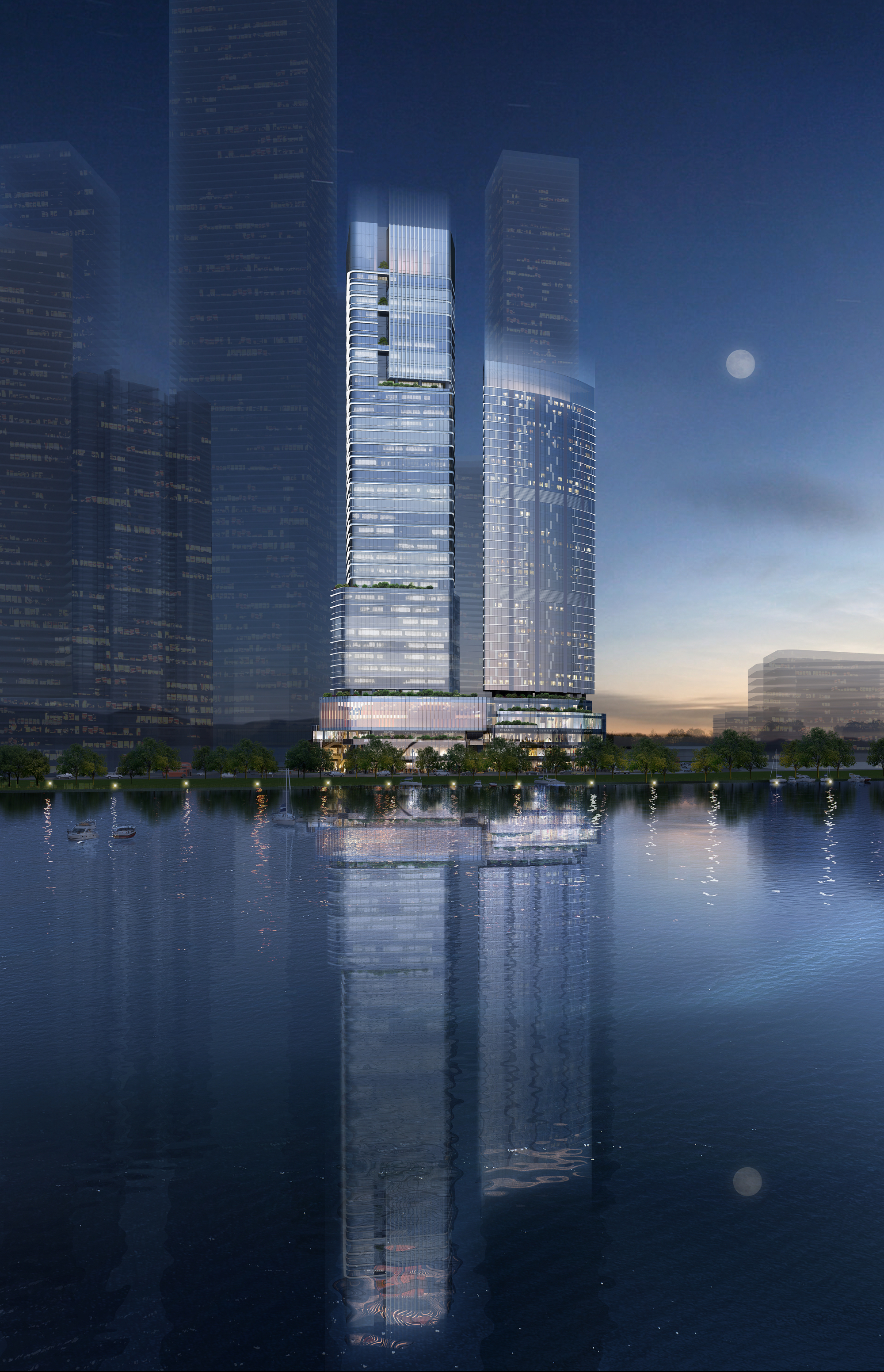 Huafa Hengqin International Exchange Plaza by RMJM - Architizer