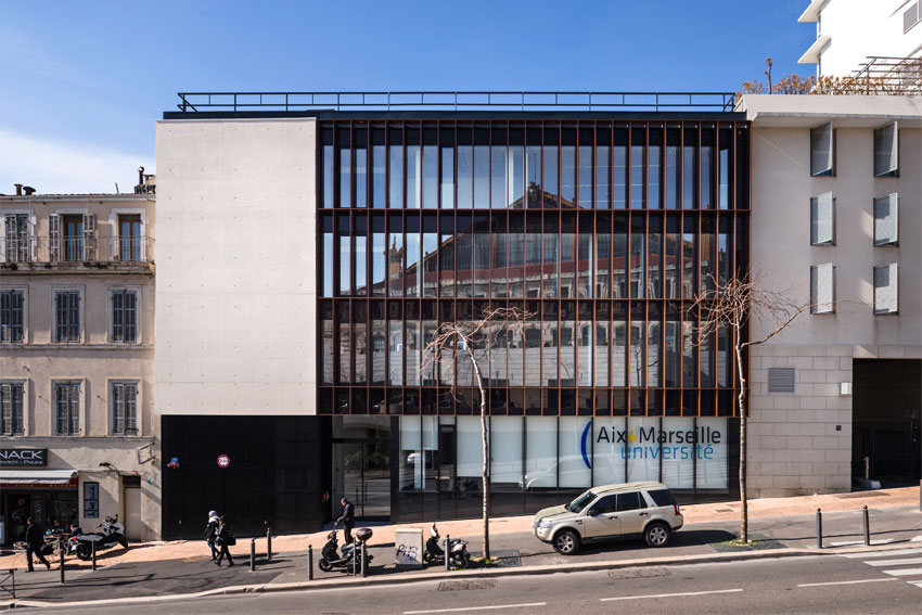 Bibliothèque à Marseille - Library in Marseille (Fradin Weck ...