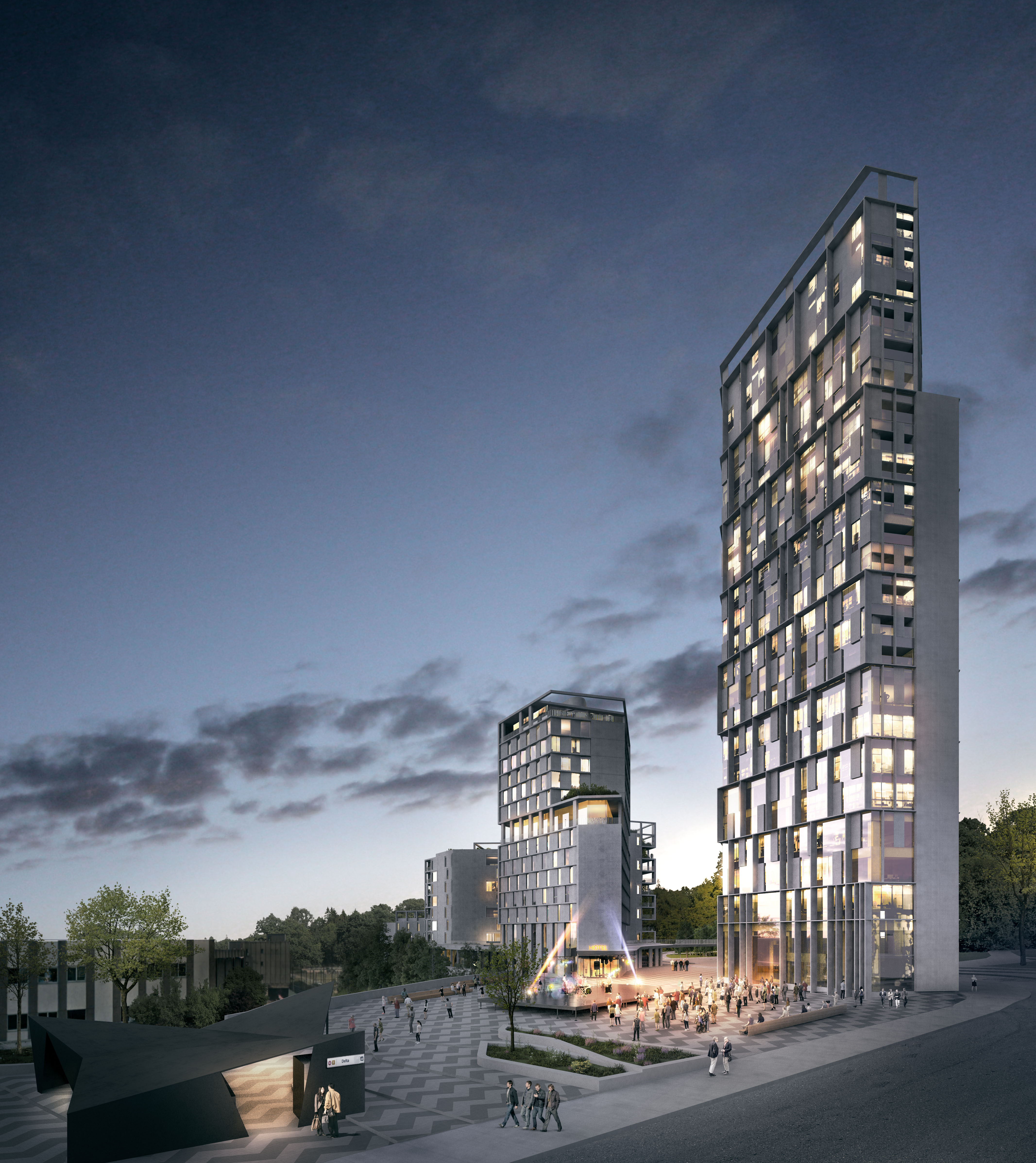 DELTA TOWER by BAEB - Bureau d'Architects Emmanuel Bouffioux - Architizer
