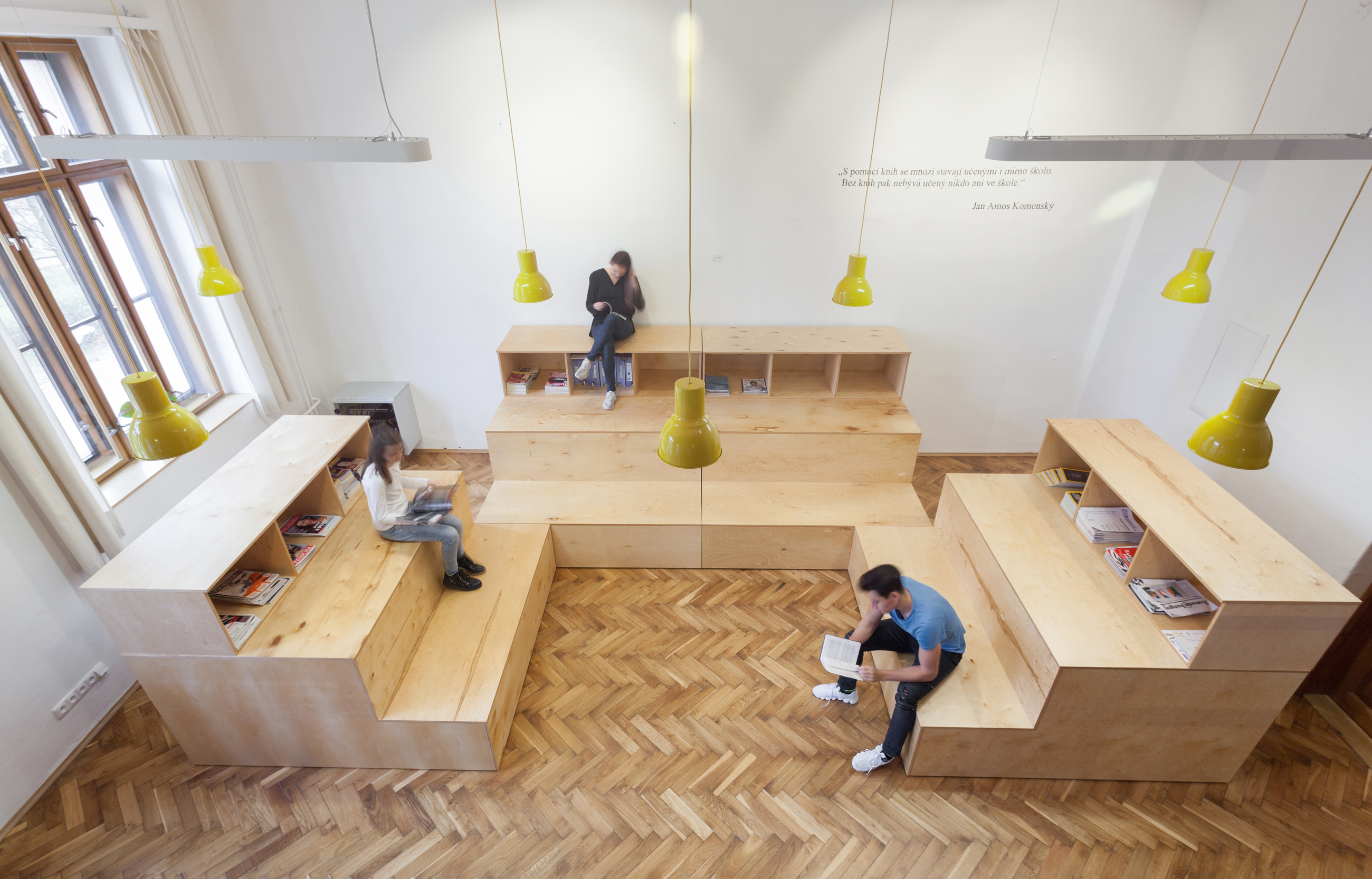 Library for secondary school by ATELIER 111 architekti s.r.o. - Architizer