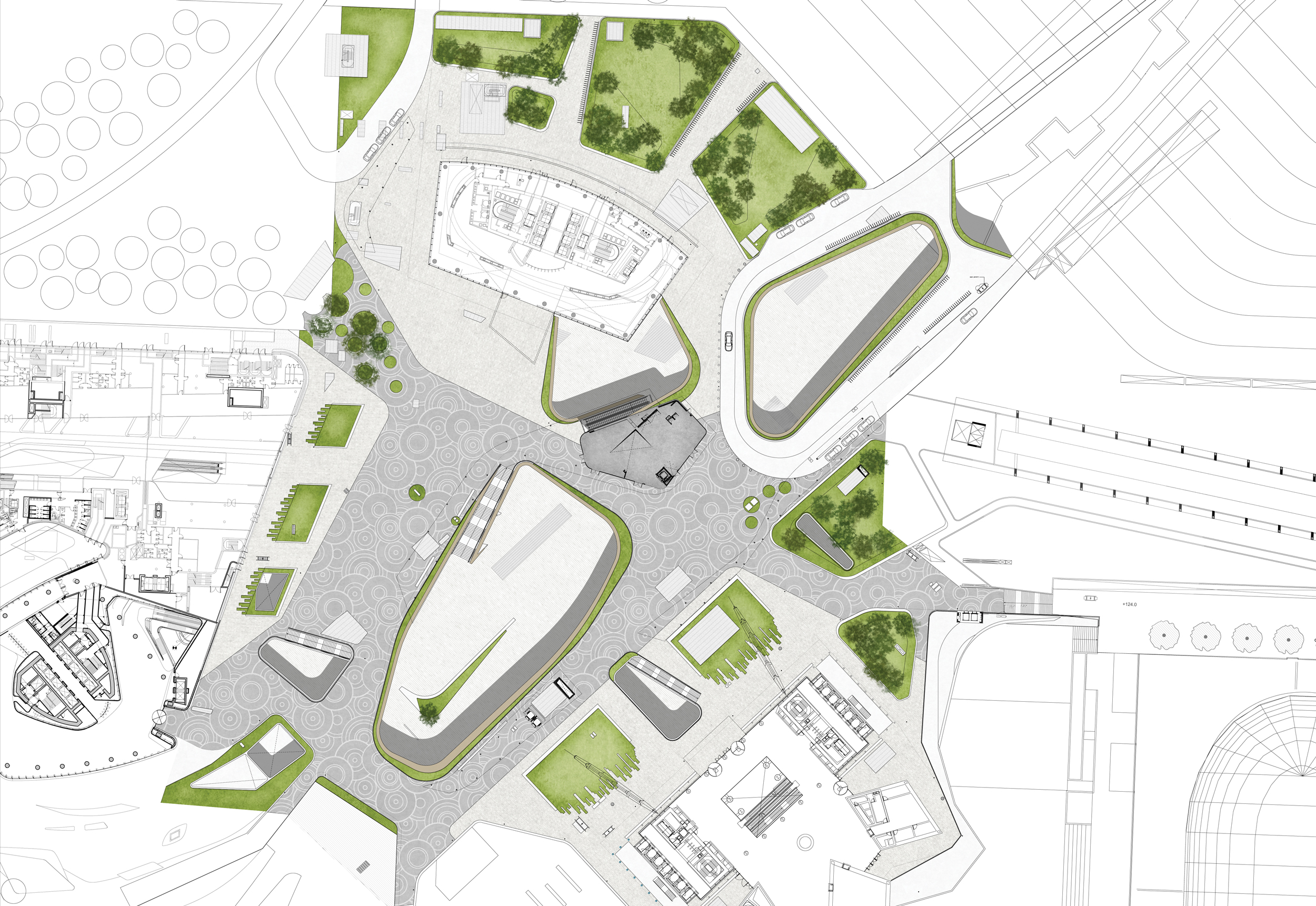 Idea 2358506: CityLife Milan Piazza Tre Torri Retail and Plaza by ...