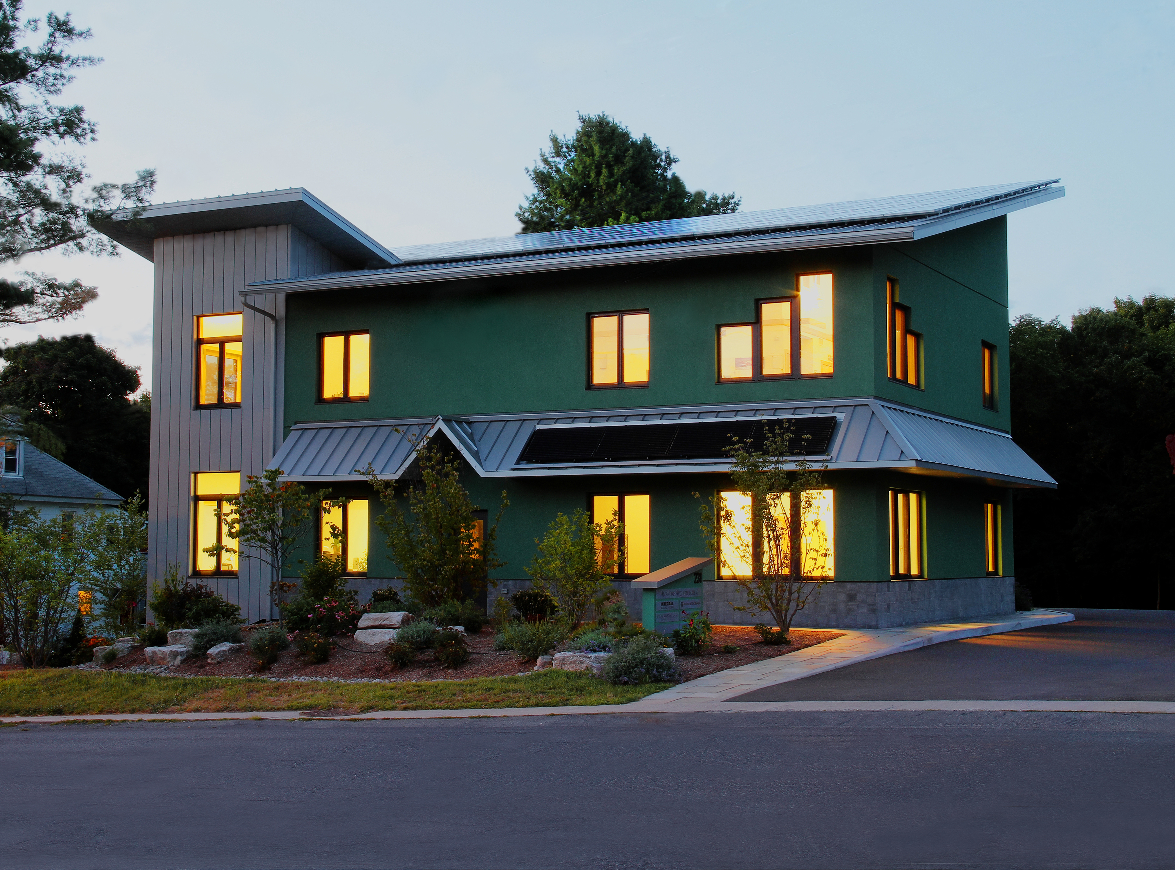 LEED Platinum, Zero Energy Office Building by Alfandre Architecture, PC ...